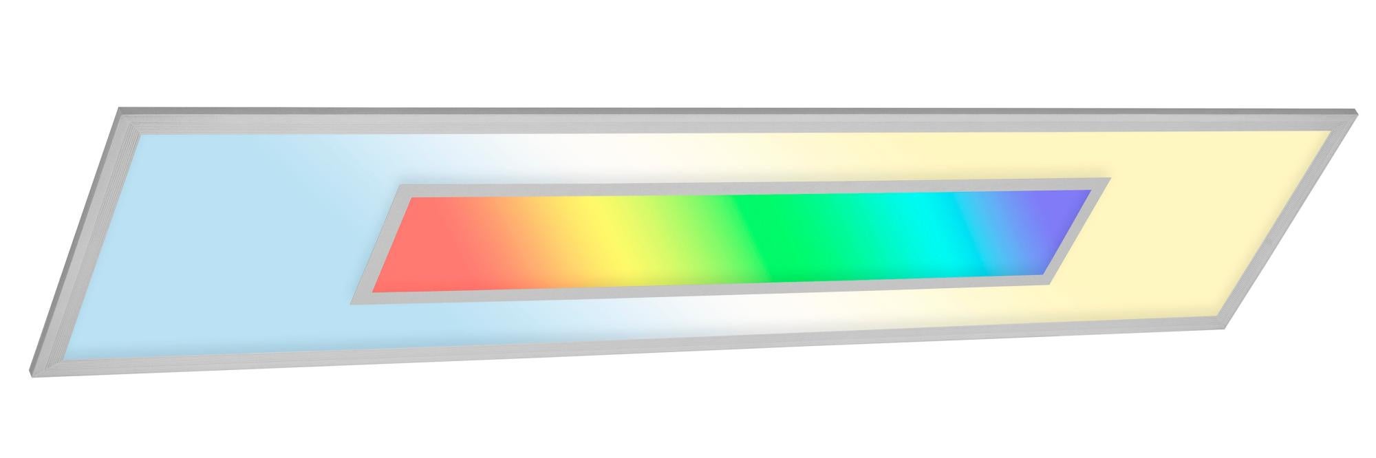 Panel LED Magic 32W rectangular con color de luz regulable RGB 120x30 ...