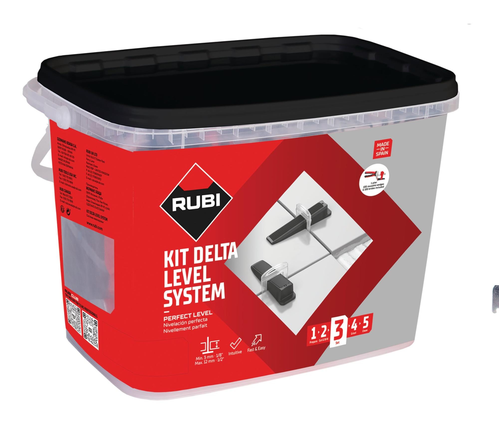 Kit delta LEVEL SYSTEM 1mm (3-12mm) | Leroy Merlin