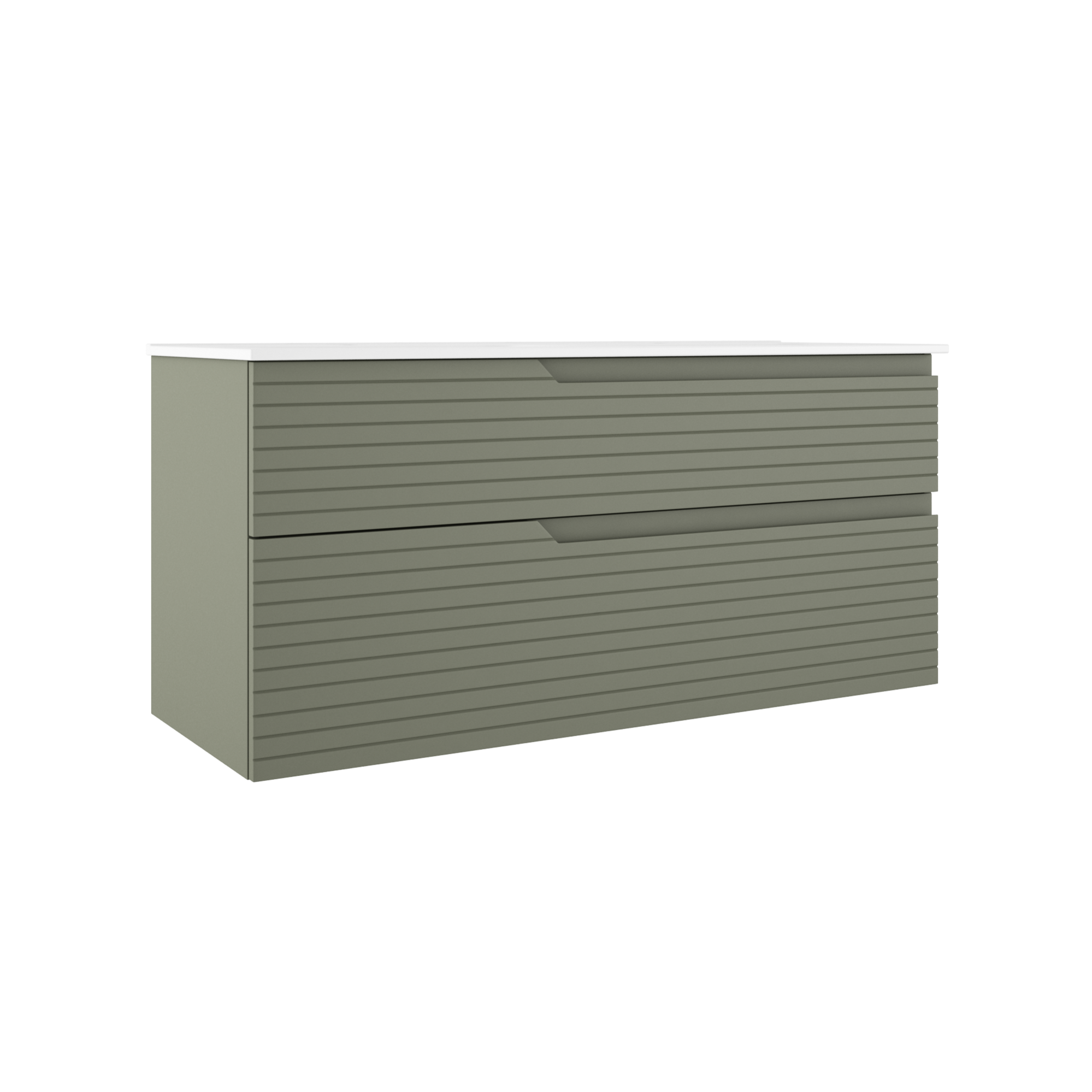 Mueble de baño Iris verde 120 x 45 cm | Leroy Merlin
