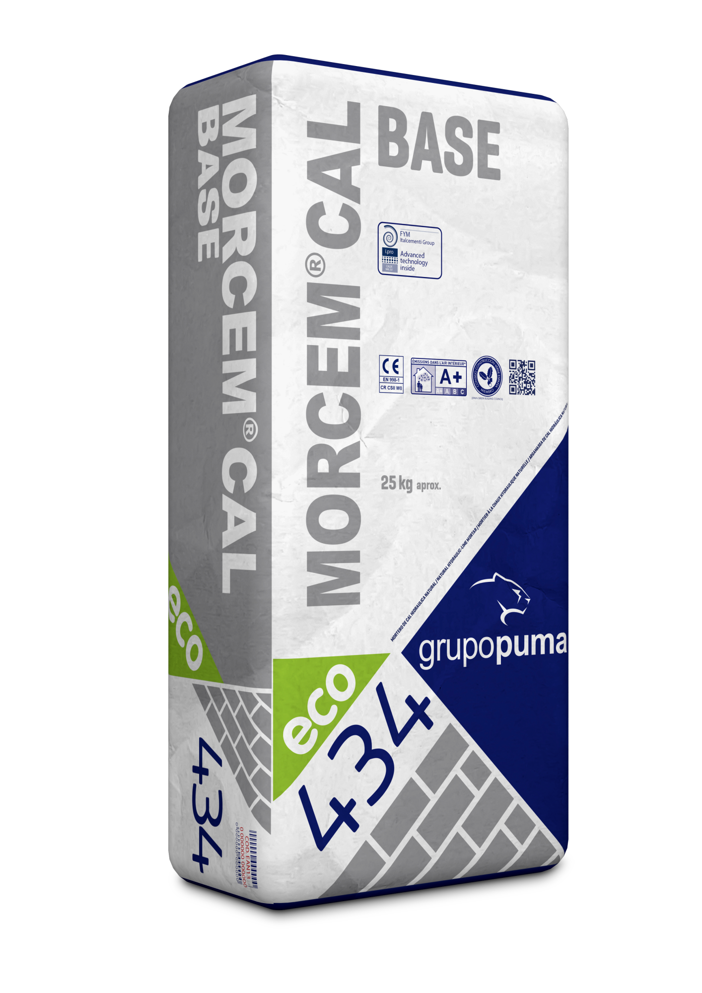 Mortero revoco cal hidraulico base arena 25 kg | Leroy Merlin