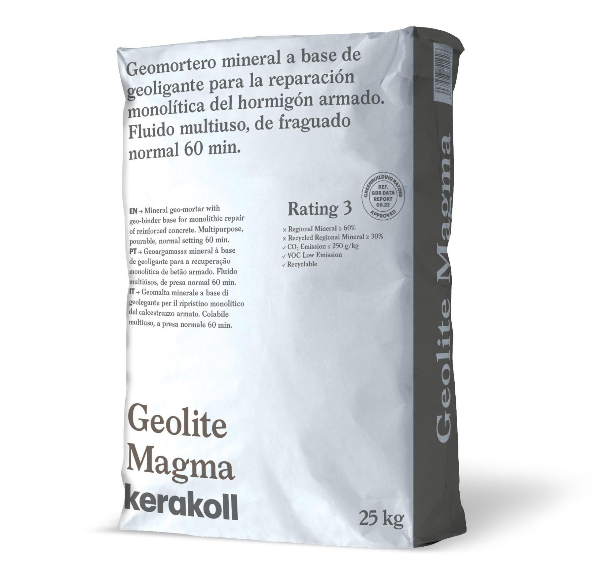 Mortero de reparación geolite magma KERAKOLL 25kg | Leroy Merlin
