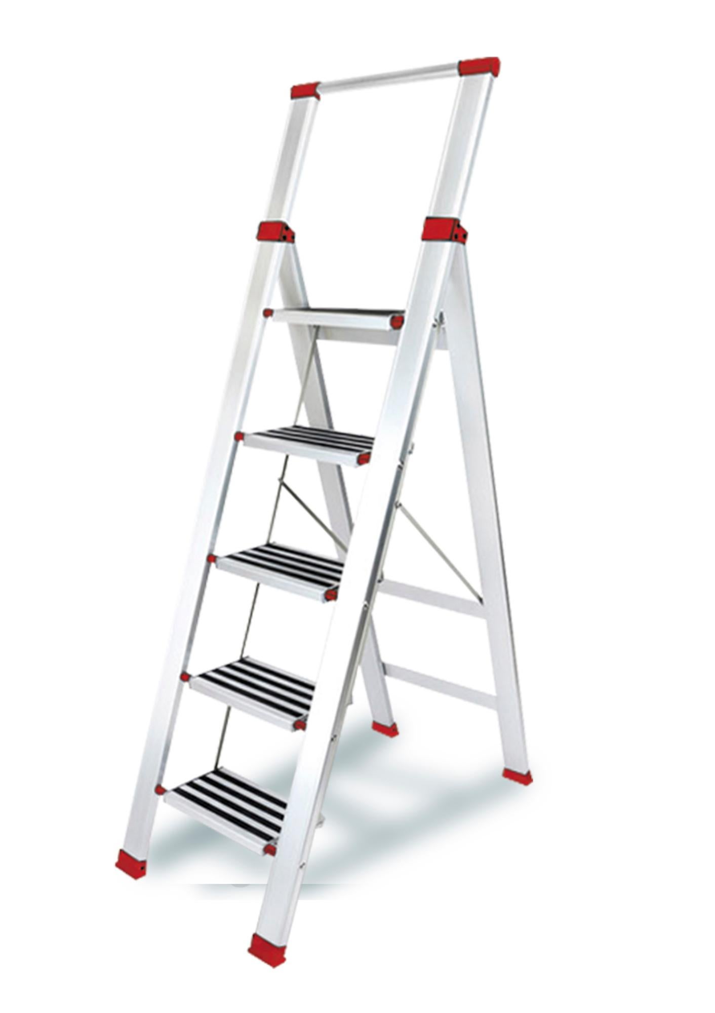 Escalera de aluminio COVIDEN RUBIK 5 peldaños | Leroy Merlin