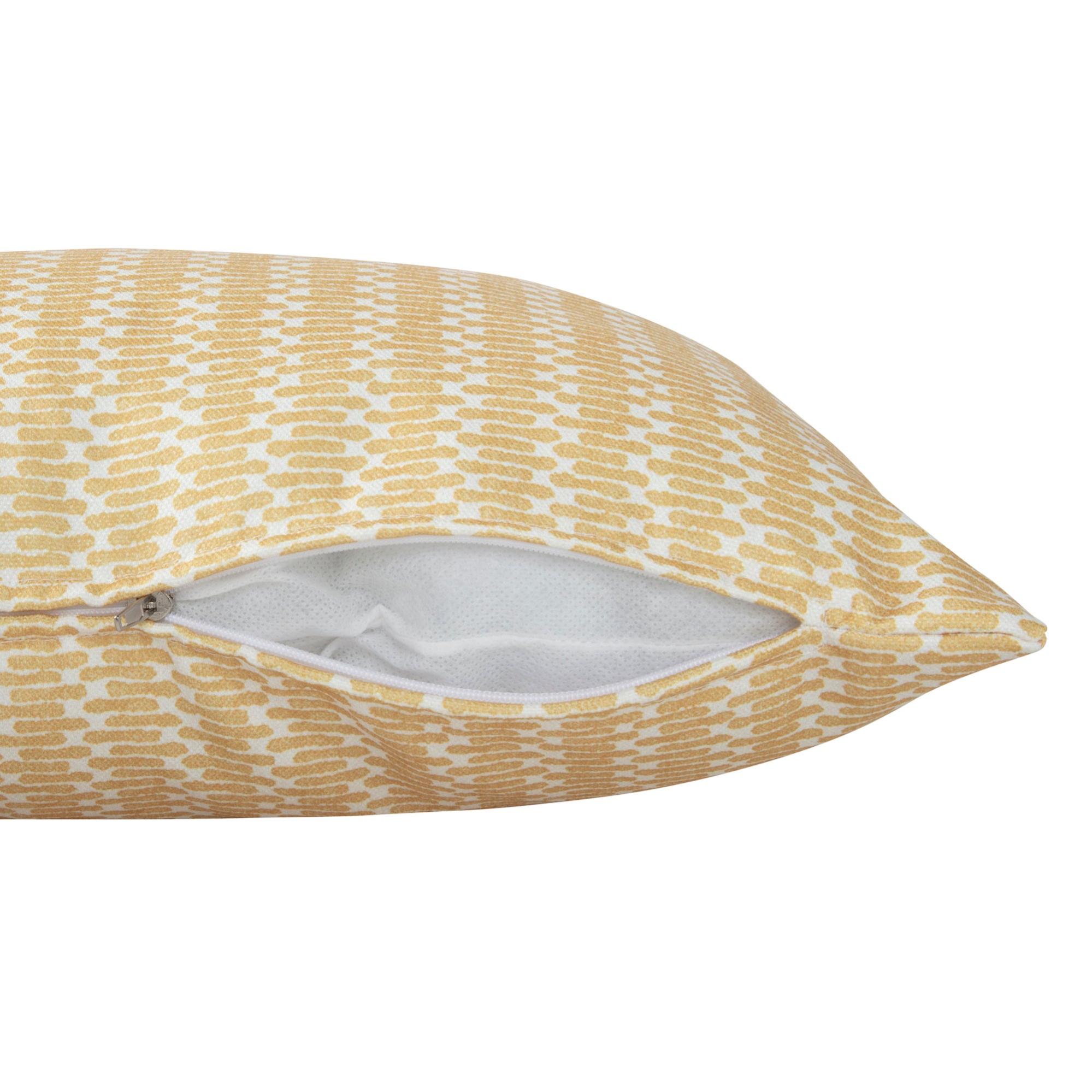 Funda de cojín Codi amarillo 50x30cm | Leroy Merlin