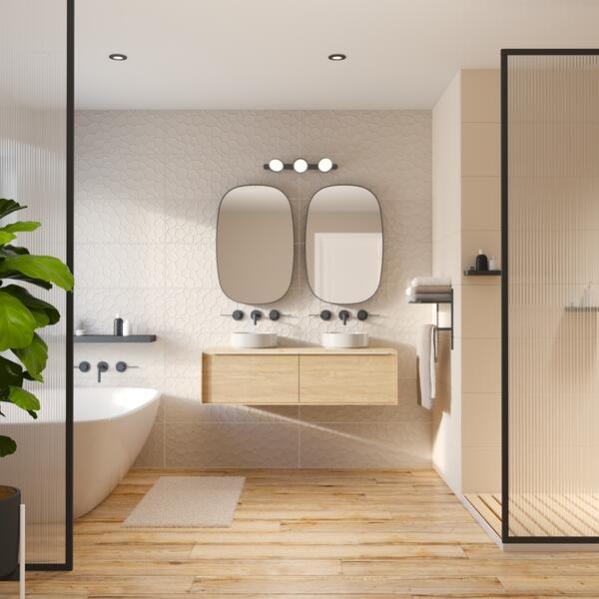Azulejo efecto liso beige mate 30x90 cm Arctic ARTENS | Leroy Merlin