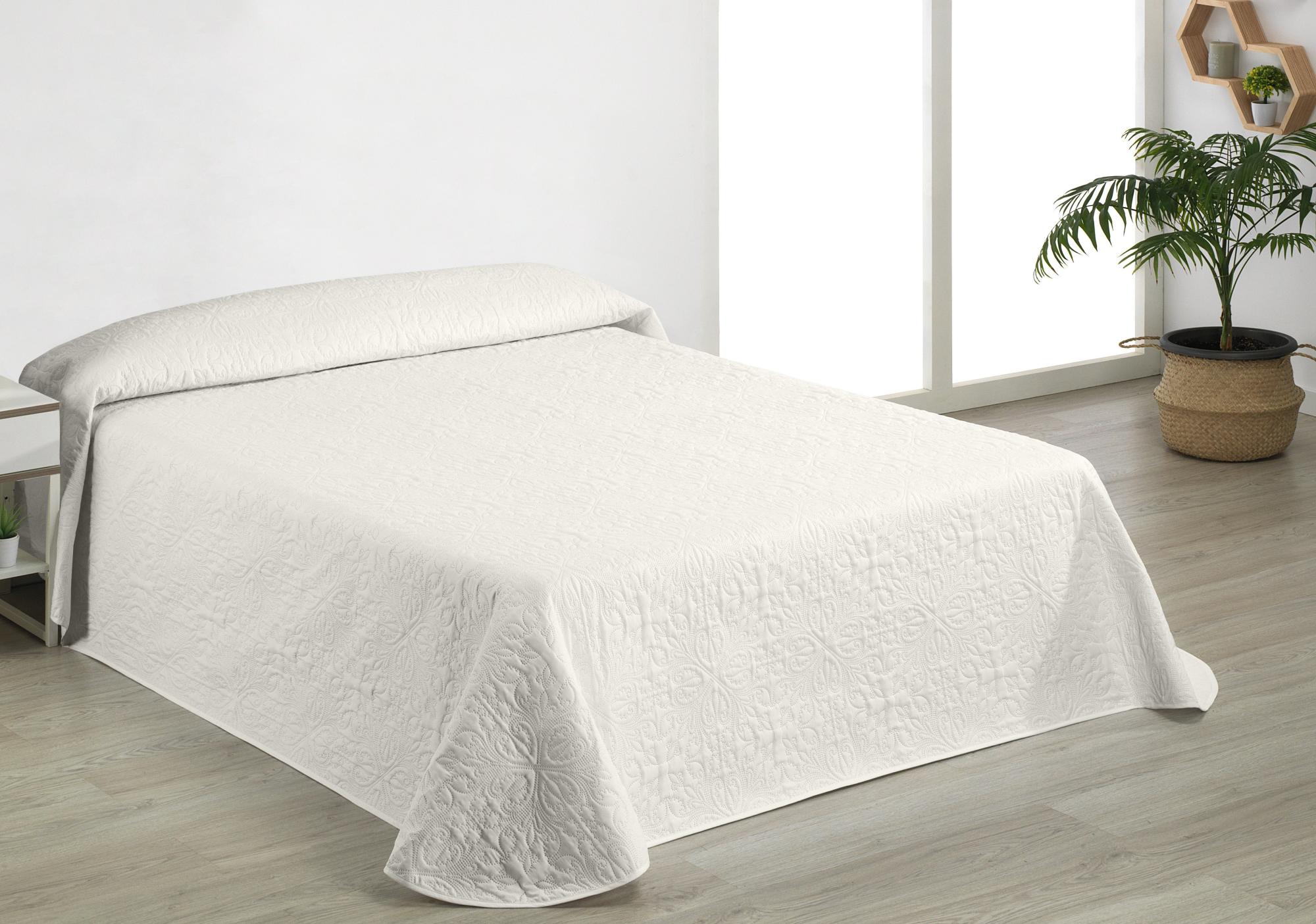 Colcha de cama Multiusos beige para cama de 150-160 cm | Leroy Merlin