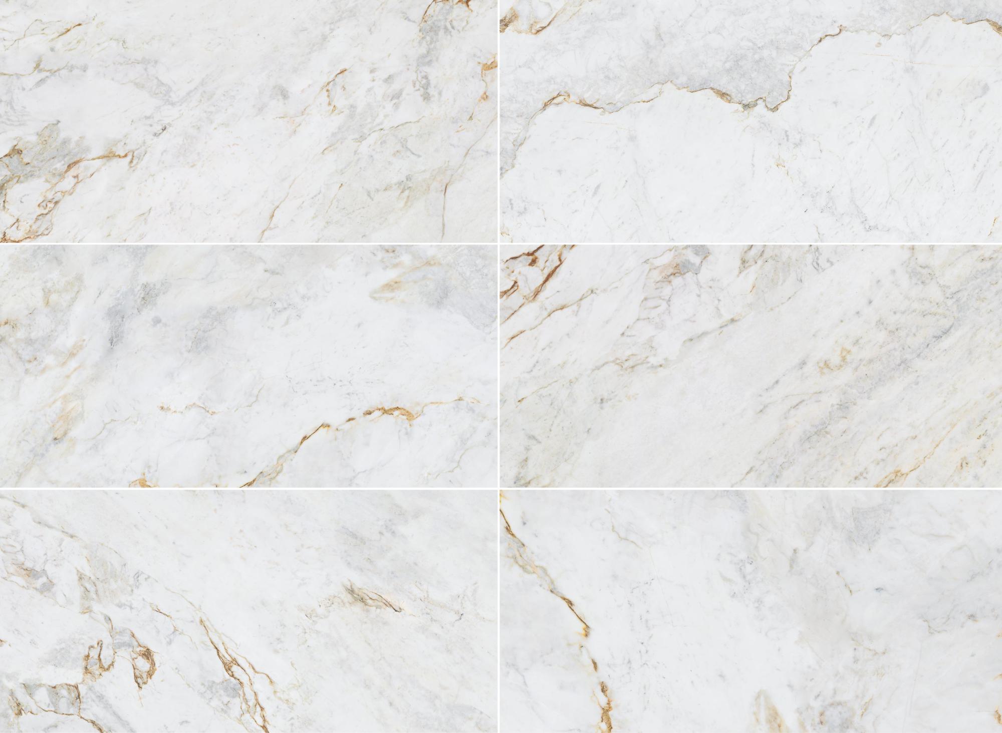 Suelo porcelánico efecto mármol blanco Marmore Parana 120x60 cm ROCA ...