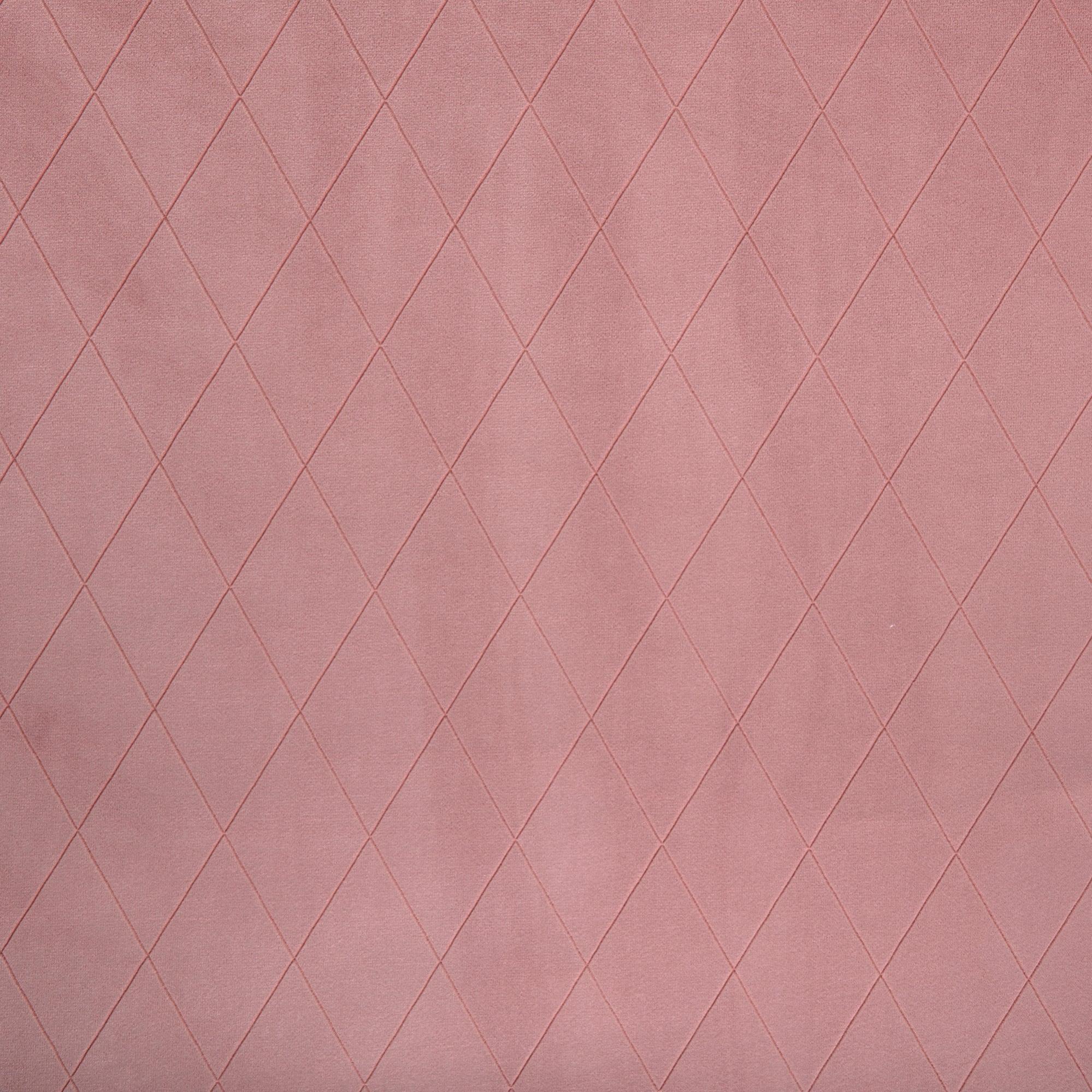 Tela al corte tapicería terciopelo Rombo rosa ancho 140 cm | Leroy Merlin