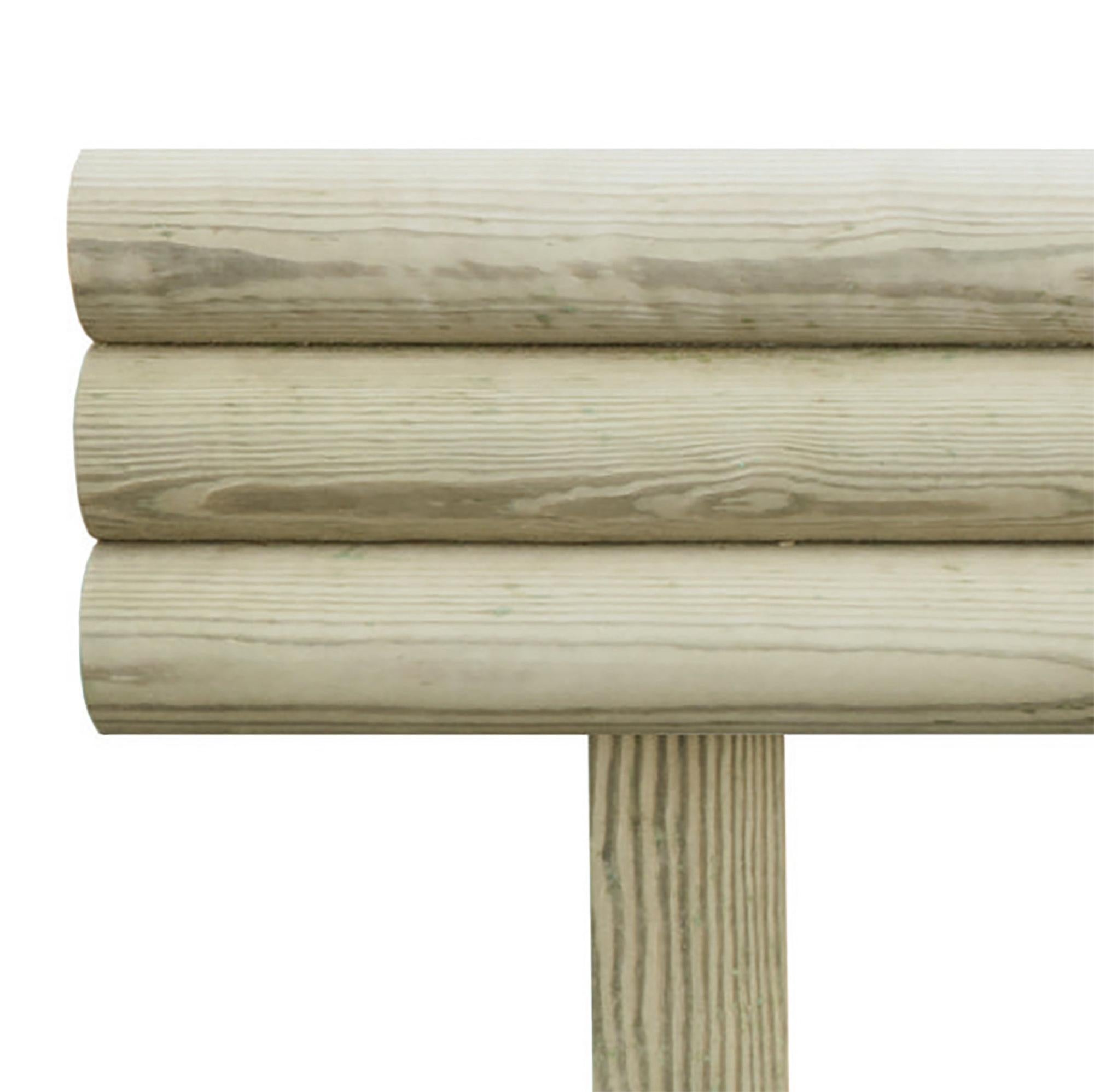 Bordura de madera horizontal 80x30 cm | Leroy Merlin