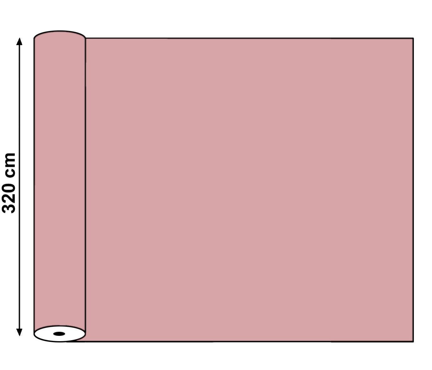 Visillo al corte velo Poli-Lino rosa palo ancho 320 cm | Leroy Merlin