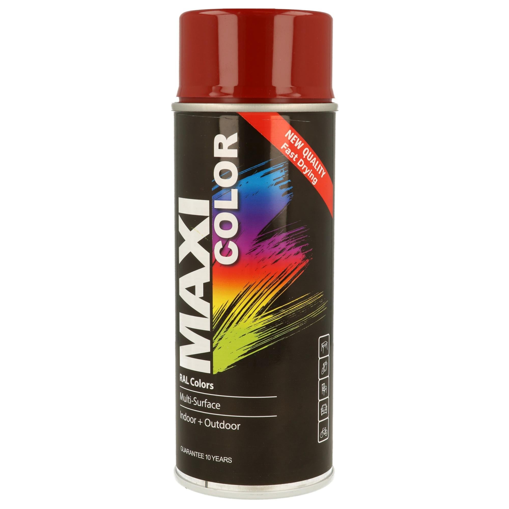 Spray maxi color brillante 400ml ral3011 rojo pardo | Leroy Merlin