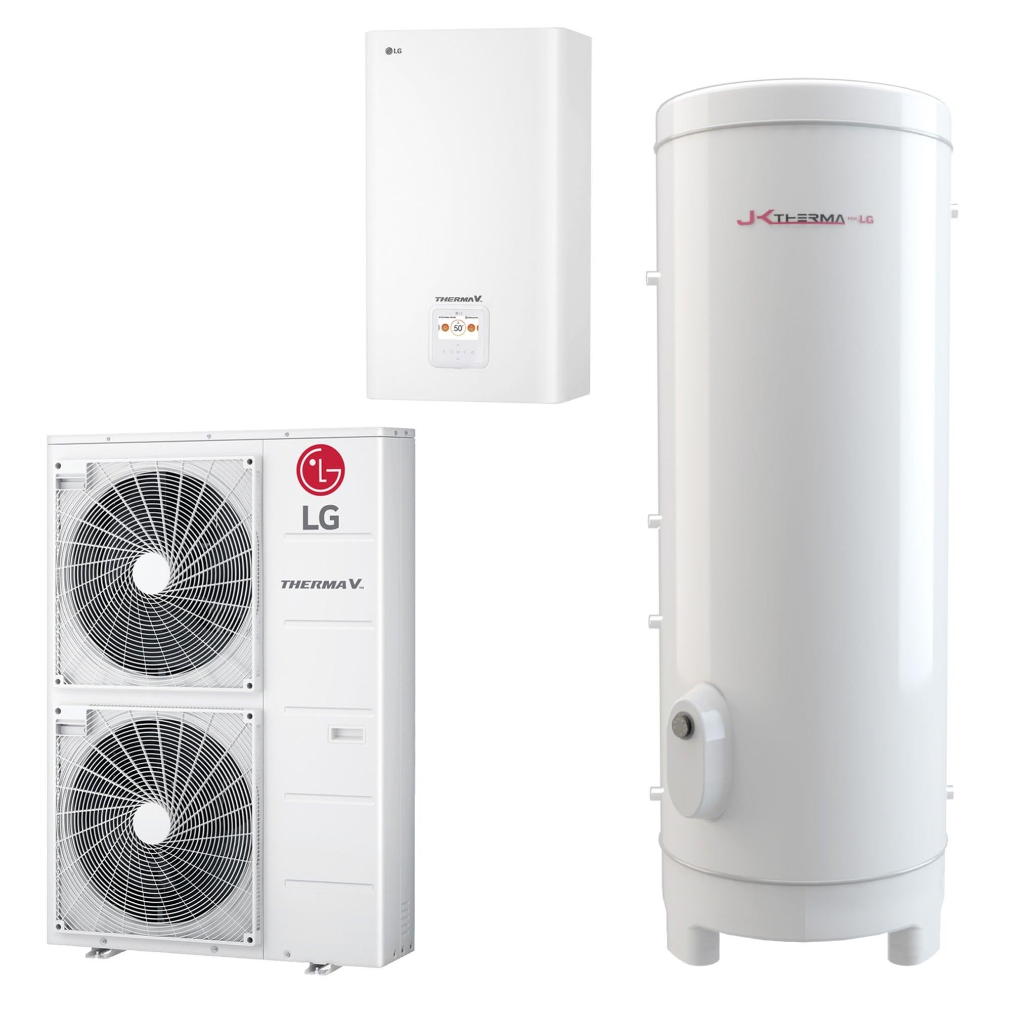 Aerotermia calefacción/acs bibloc lg 16kw hydrosplit acumul 300l wifi ...