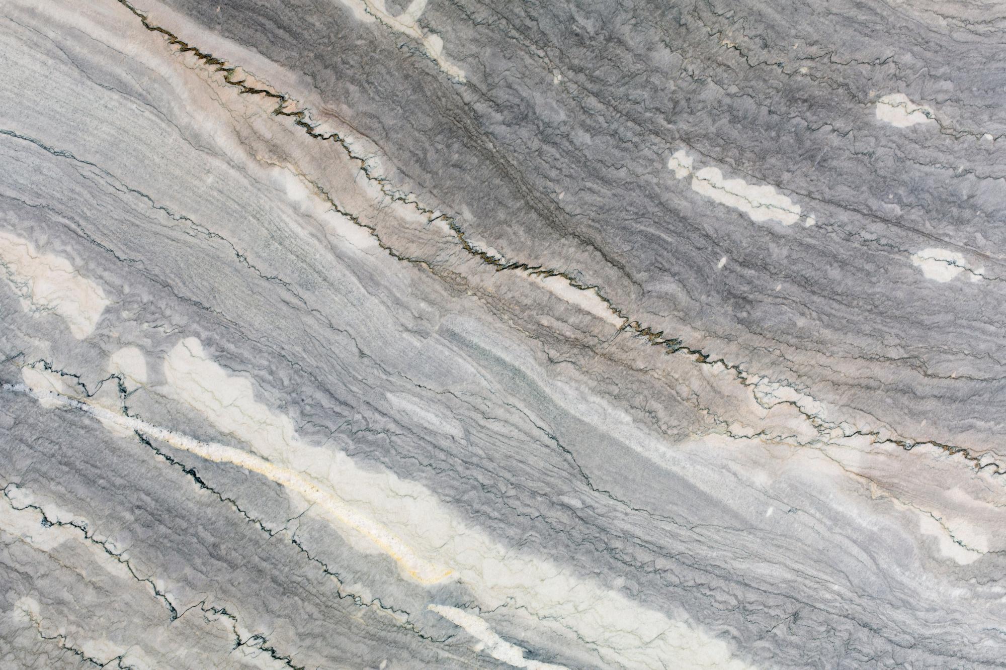 Encimera para cocina a medida Naturamia granito Gris, azul brillo 20 mm ...