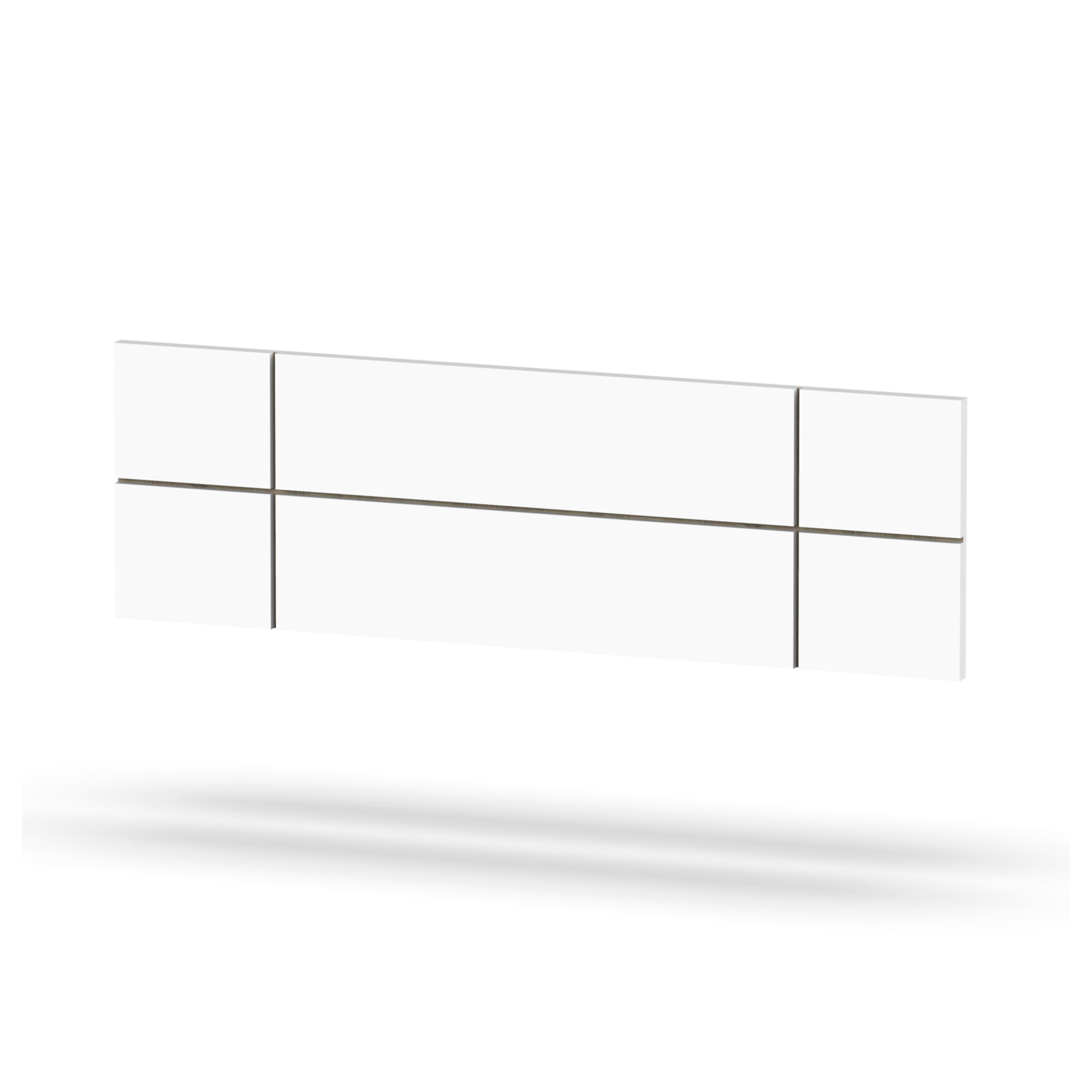 Cabecero de cama Elsa blanco 160x50x3,2 cm (anchoxaltoxfondo) | Leroy ...