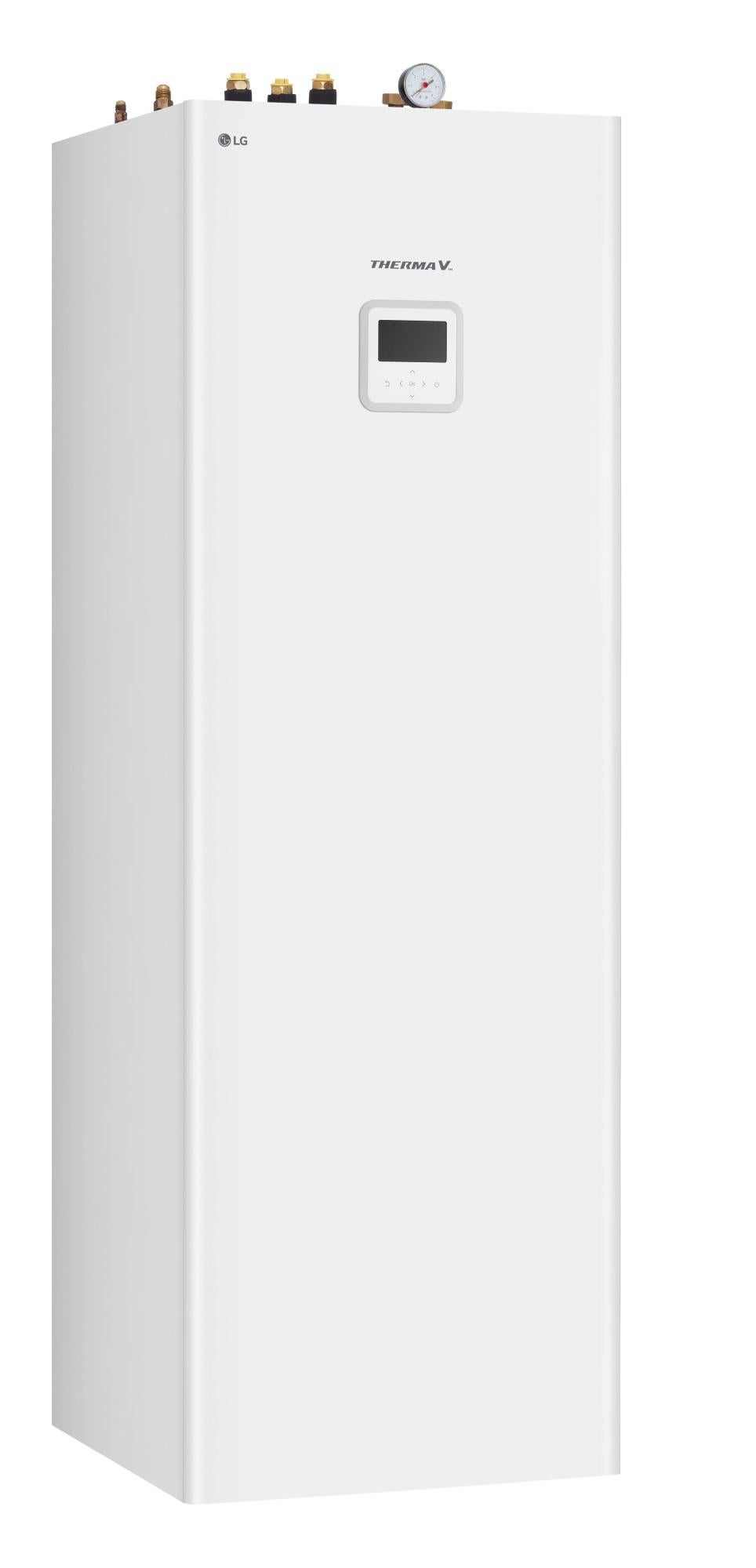 Instalación de aerotermia marca LG Therma V7 hdromodul R32 ACS 200l ...