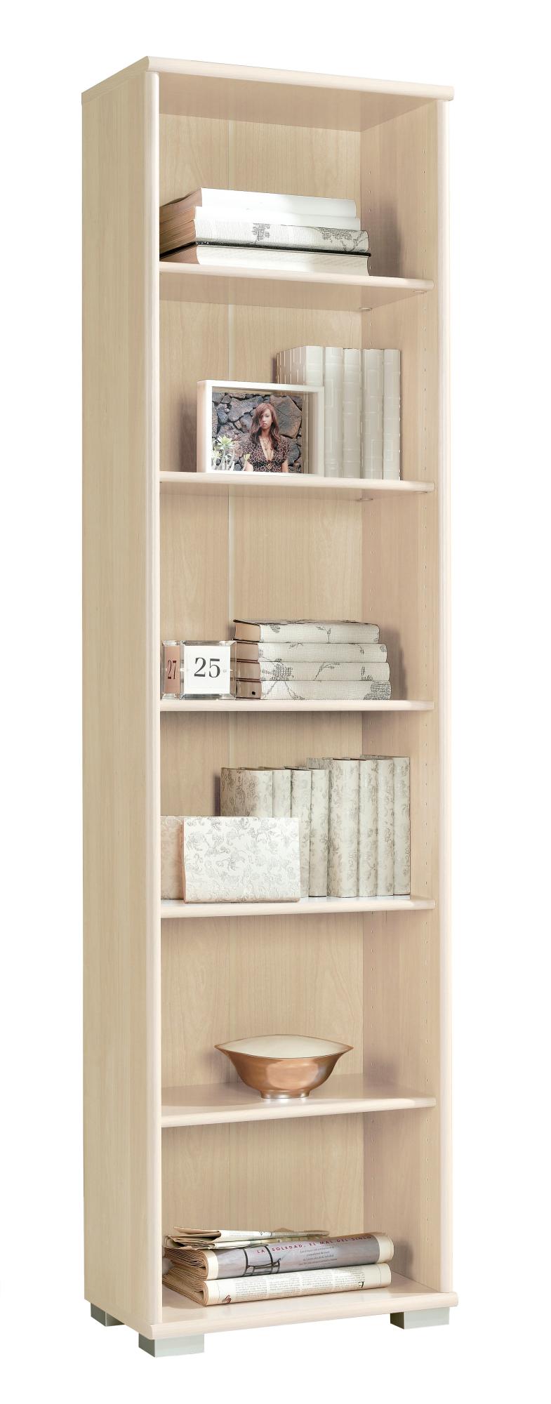 Librería de melamina Duna 199x51x33 cm haya | Leroy Merlin