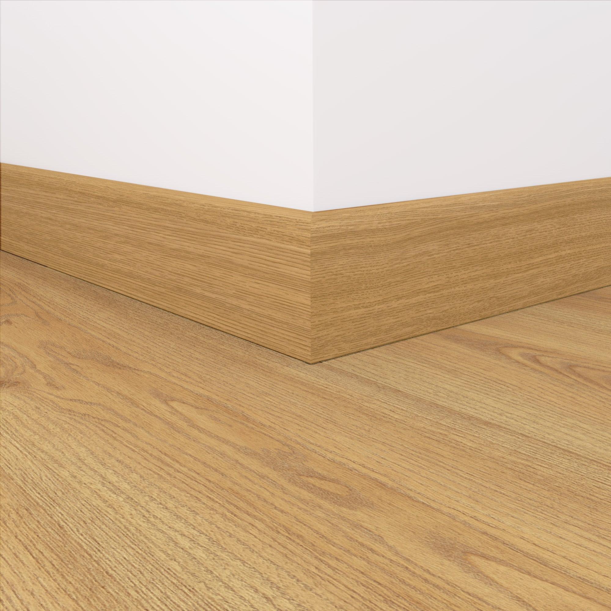 Rodapié de mdf revestido melamina ARTENS color marrón de 2.4 m NAT375 ...