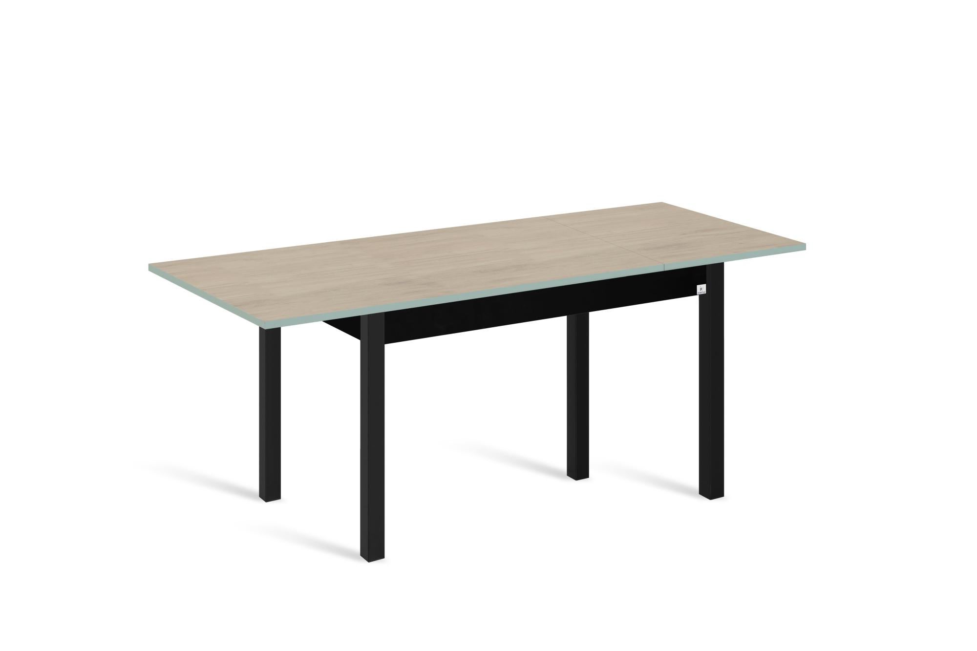 Mesa de cocina rectangular en madera de 110 cm | Leroy Merlin