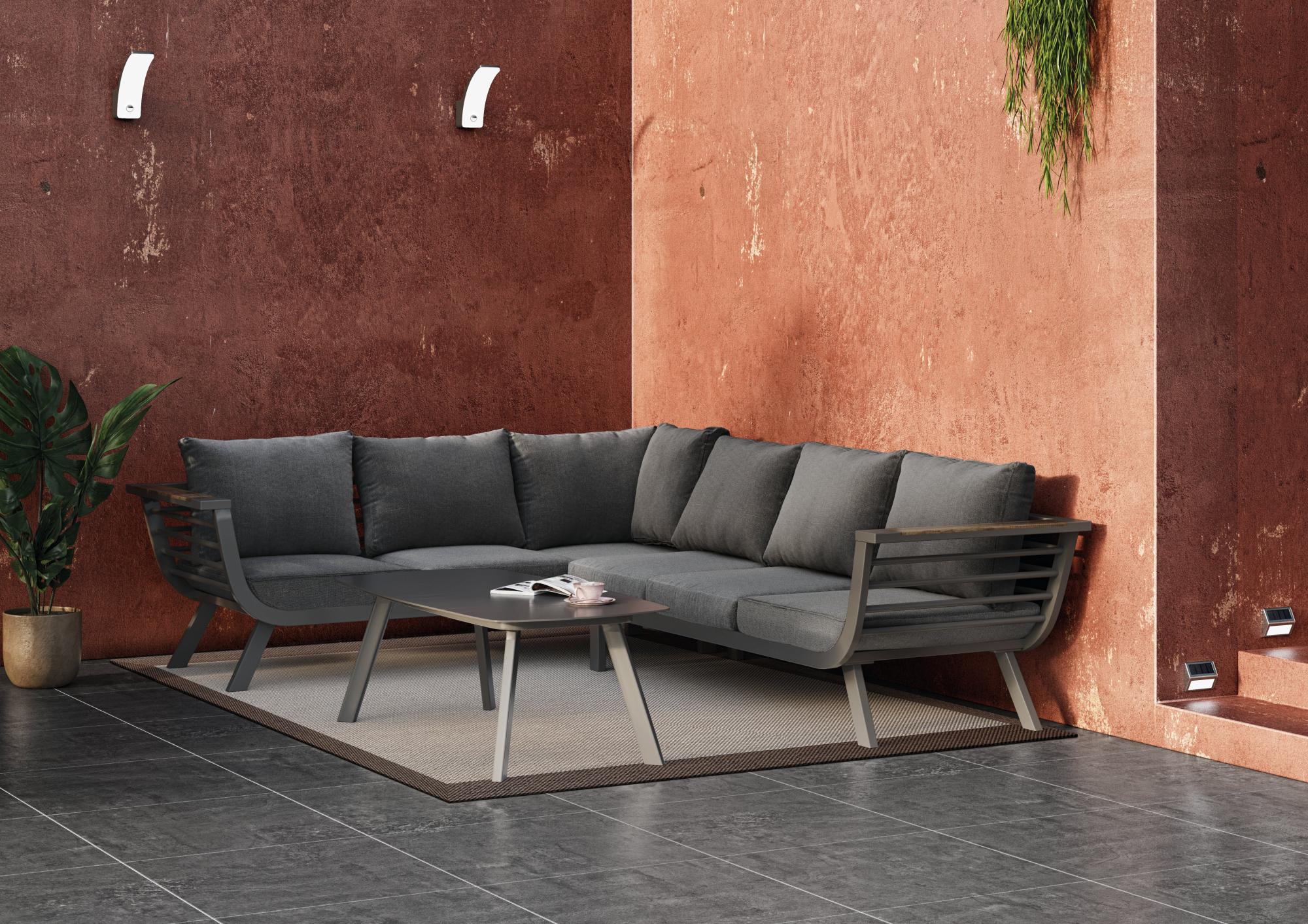 Set porche Neckar de aluminio para 6 personas | Leroy Merlin