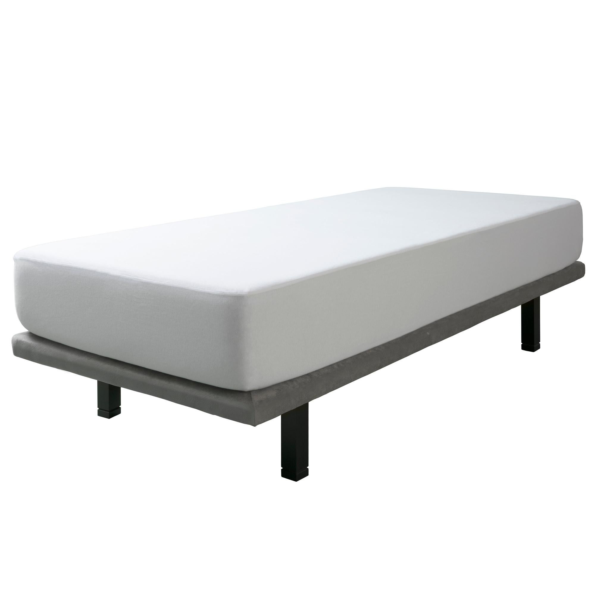 Protector de colchón Punto Liso algodón blanco para cama de 135 cm ...