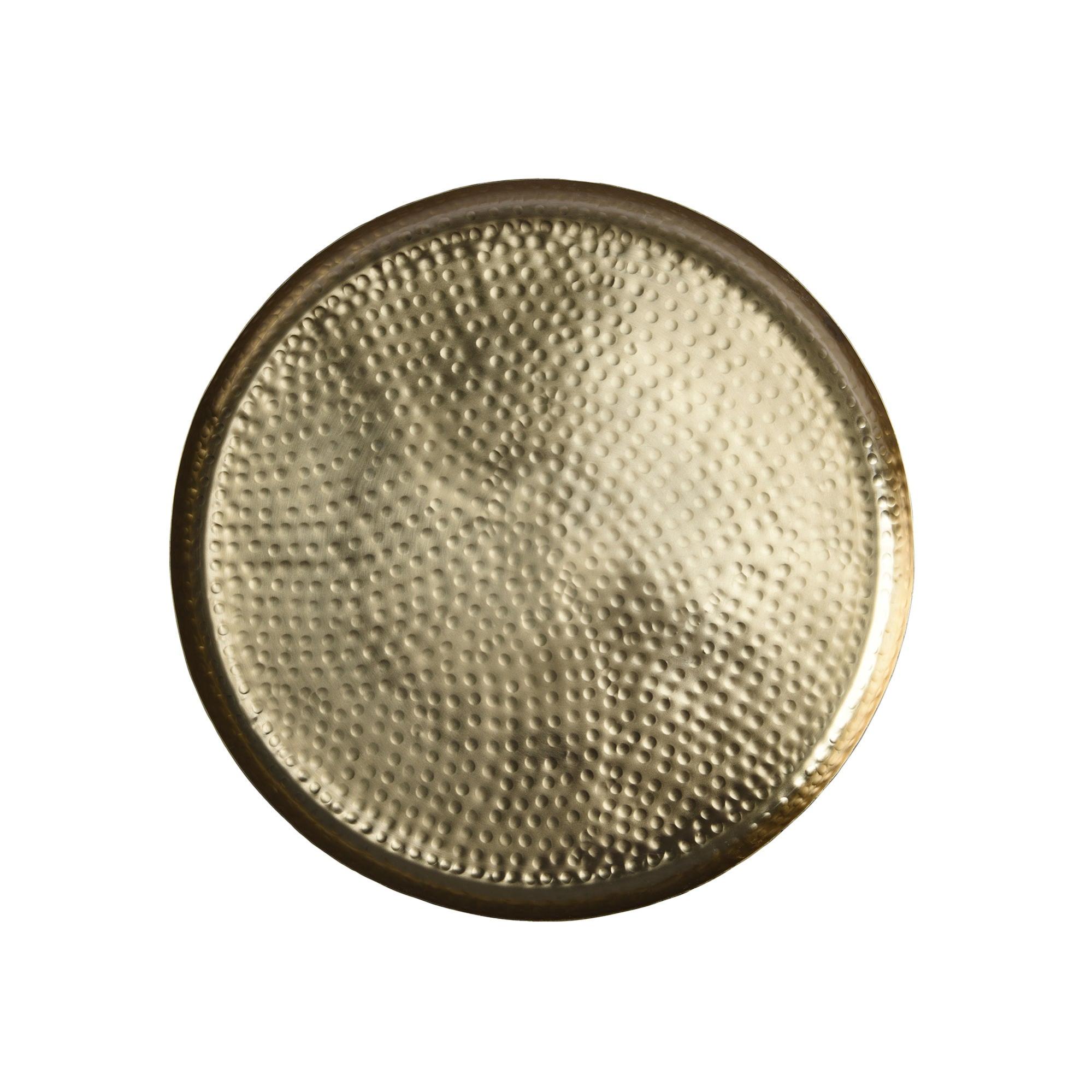 Plato decorativo hierro dorado 32cm | Leroy Merlin