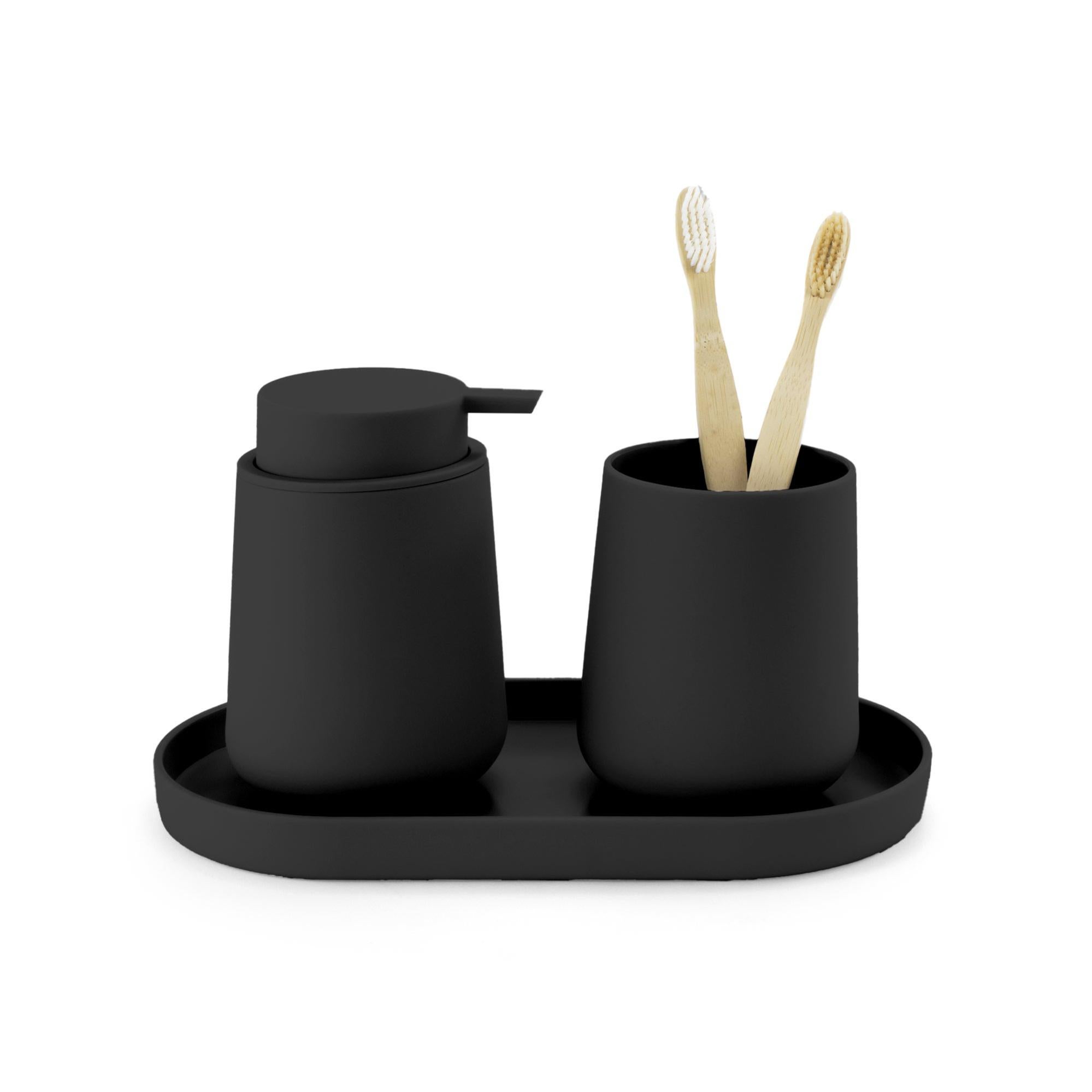 Bandeja pongo todo Ada negro 23x13 cm | Leroy Merlin