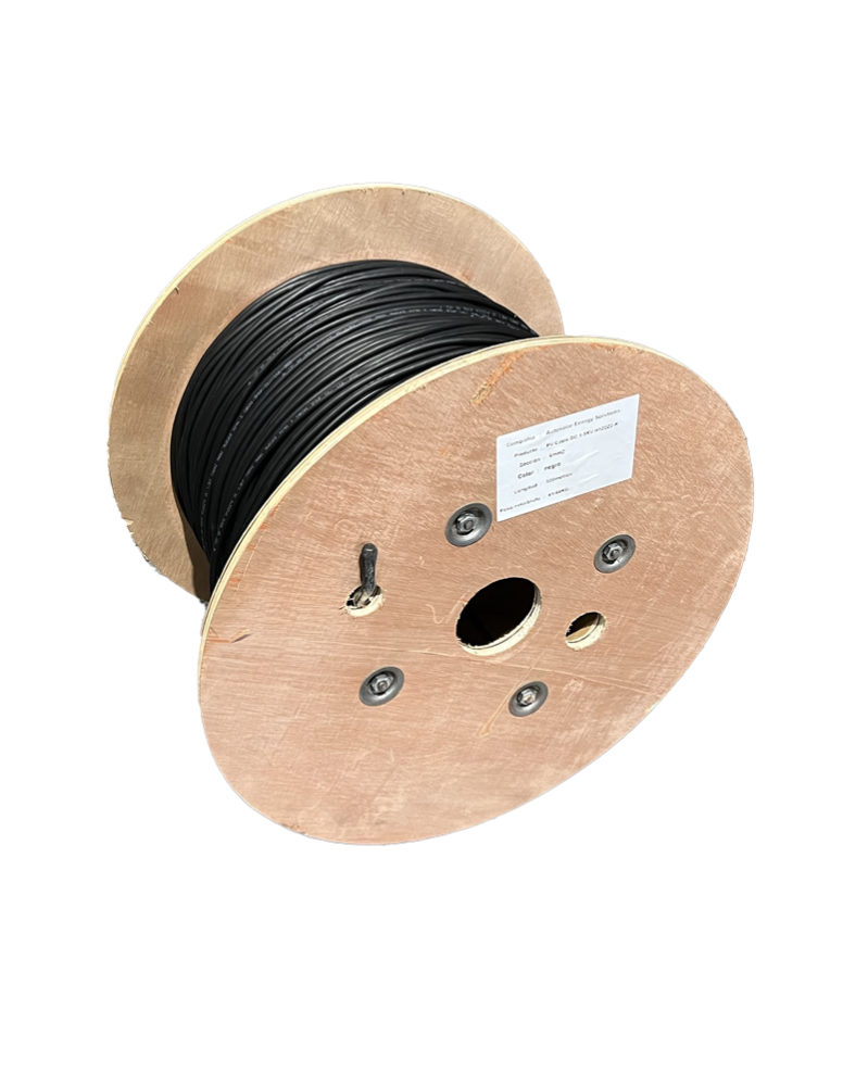 Bobina cable unifilar 6mm2 h1z2z2-k 500m negro - Elmandela