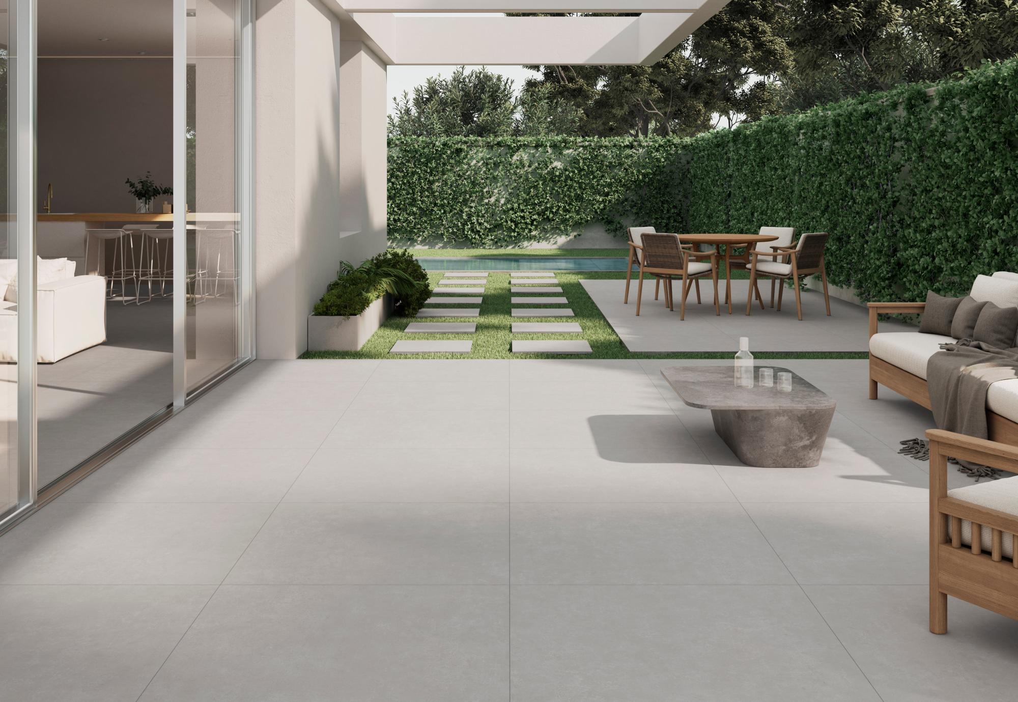 Suelo porcelánico concept efecto cemento gris 60x60 cm c3