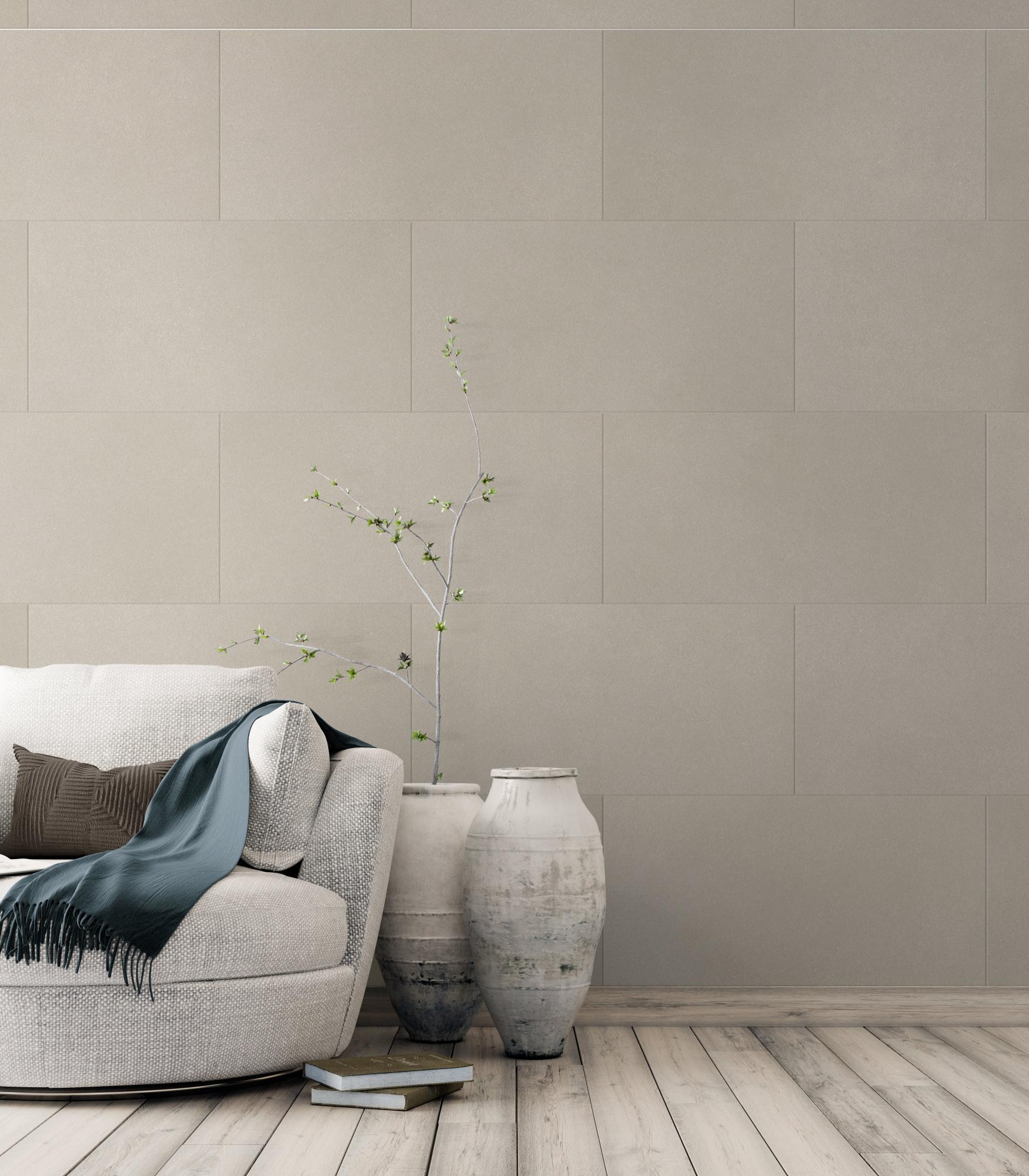 Revestimiento de pared de PVC GX WALL+ Wise ST L Beige de 300x600x5mm ...