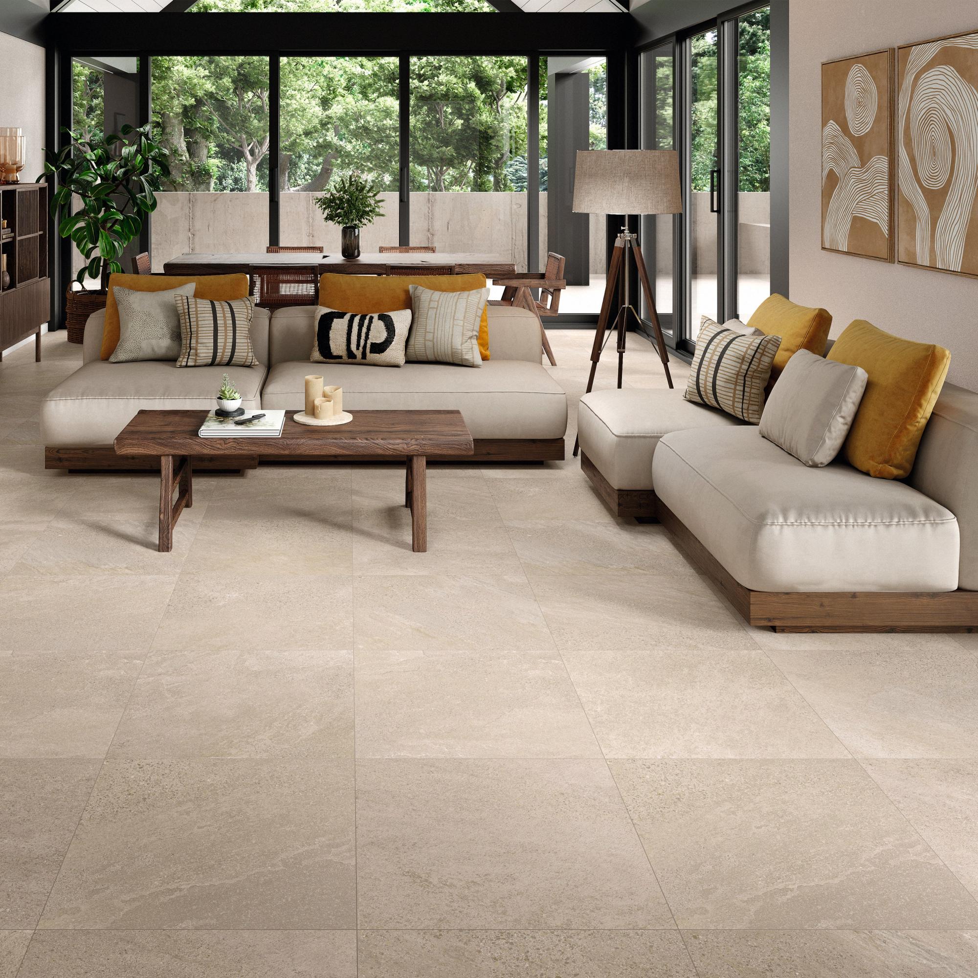 Suelo/Azulejo cerámico Ardila efecto piedra natural 59.5x59.5 cm C1 ...