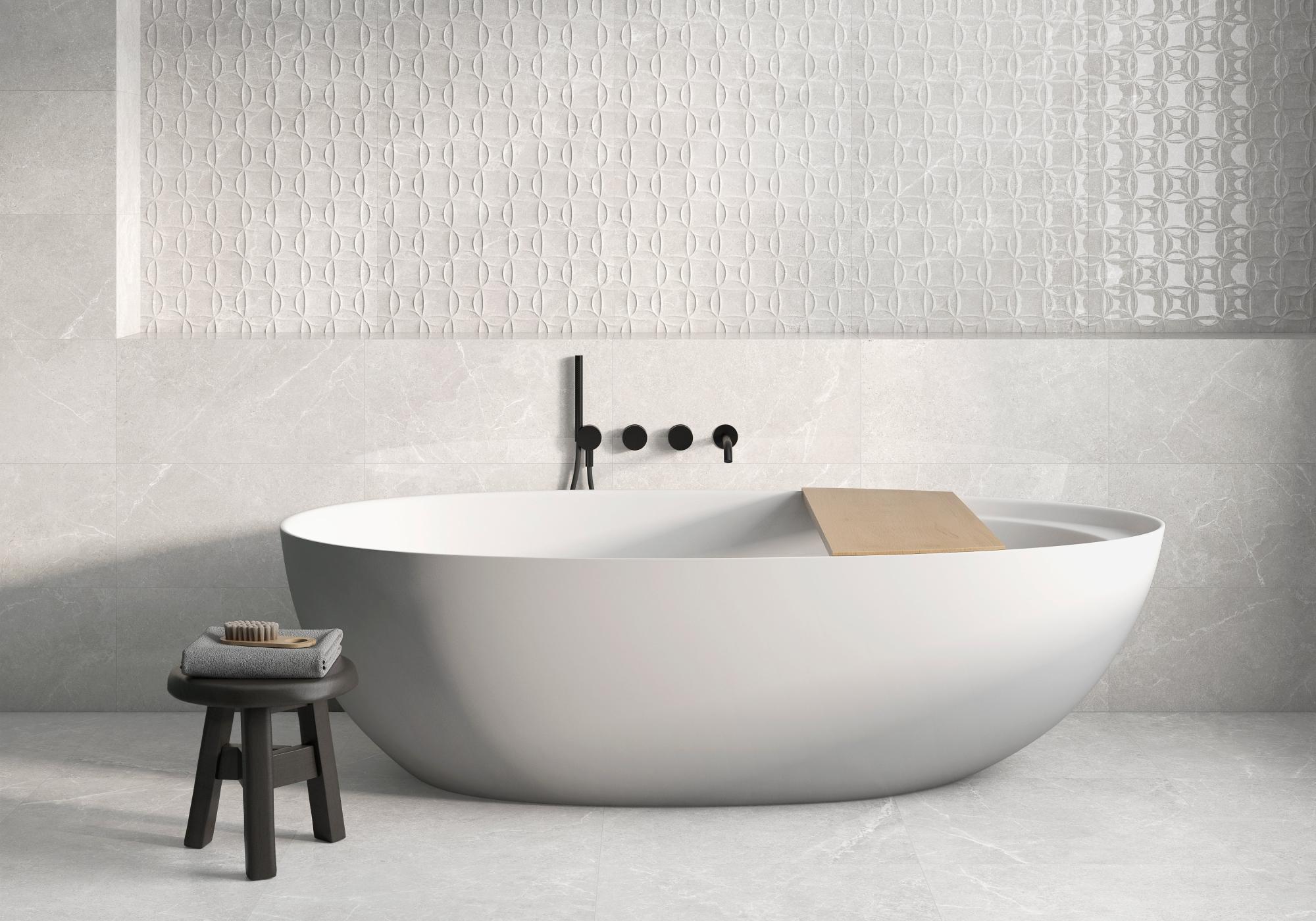 Azulejo cerámico white blanco 30x60 cm - Elmandela