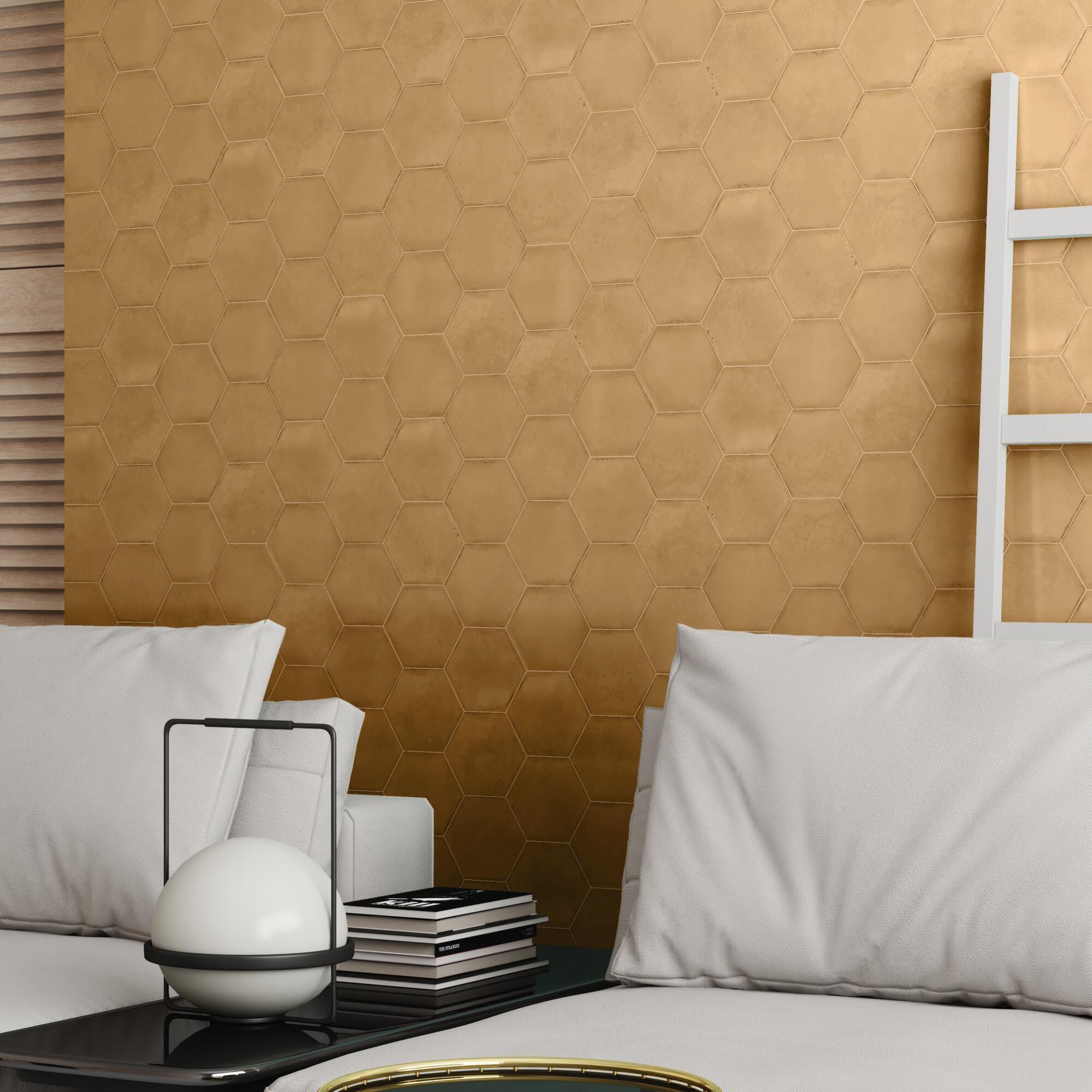 Azulejo cerámico grace efecto zellige blue 13x15 cm pamesa