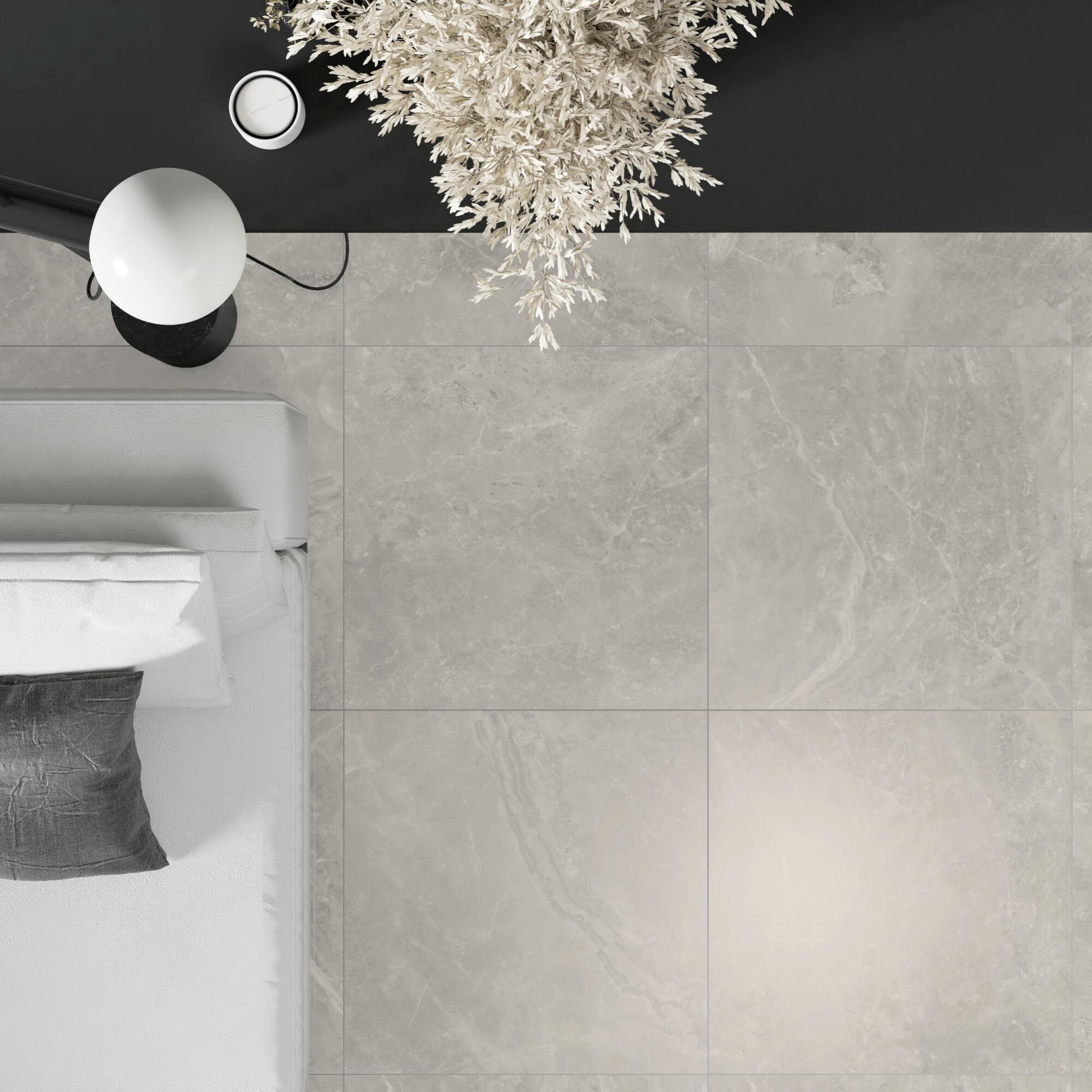 Suelo porcelánico Arezzo efecto mármol crema 60x60 cm PAMESA | Leroy Merlin