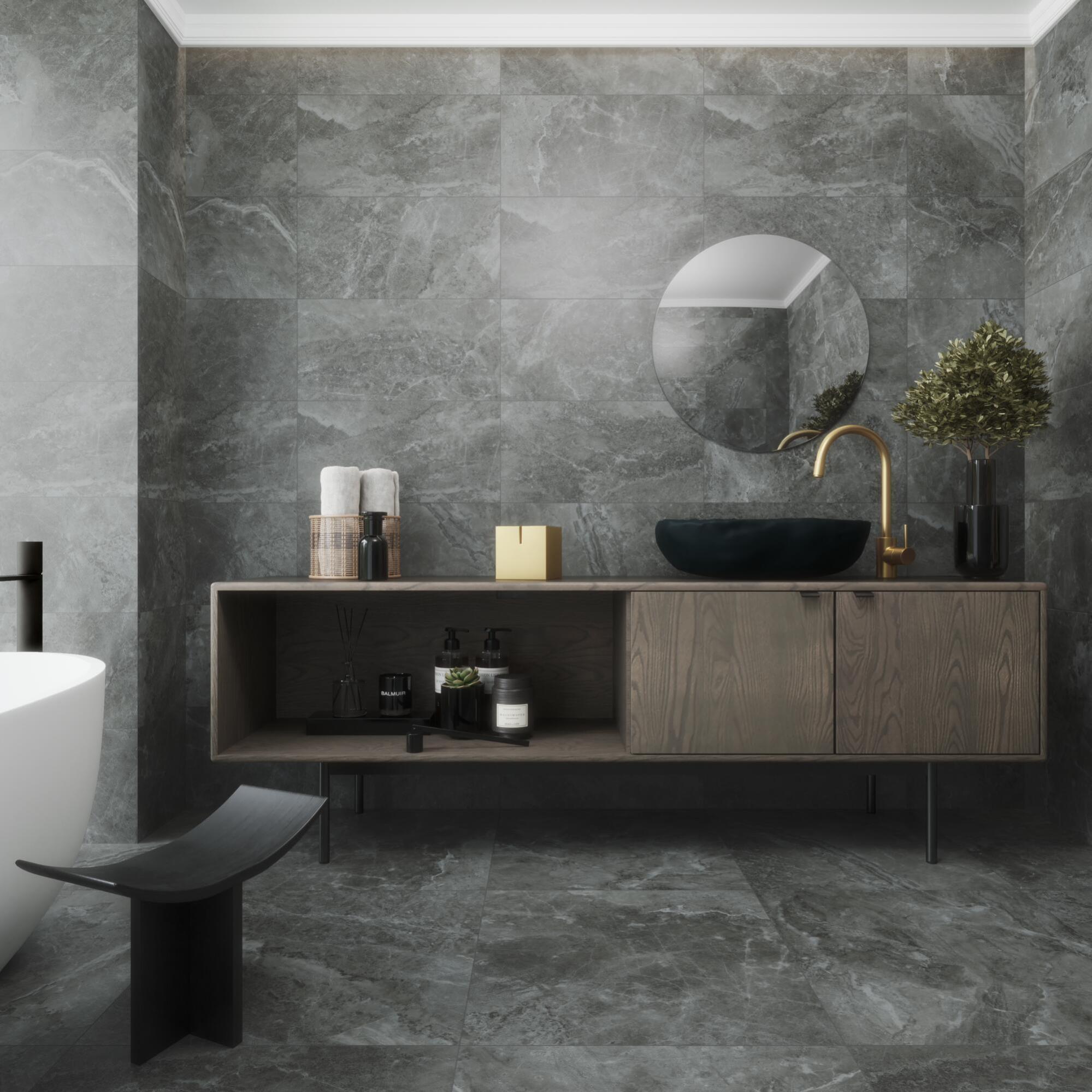 Suelo porcelánico portofino efecto mármol gold mate 60x60 cm c1 pamesa