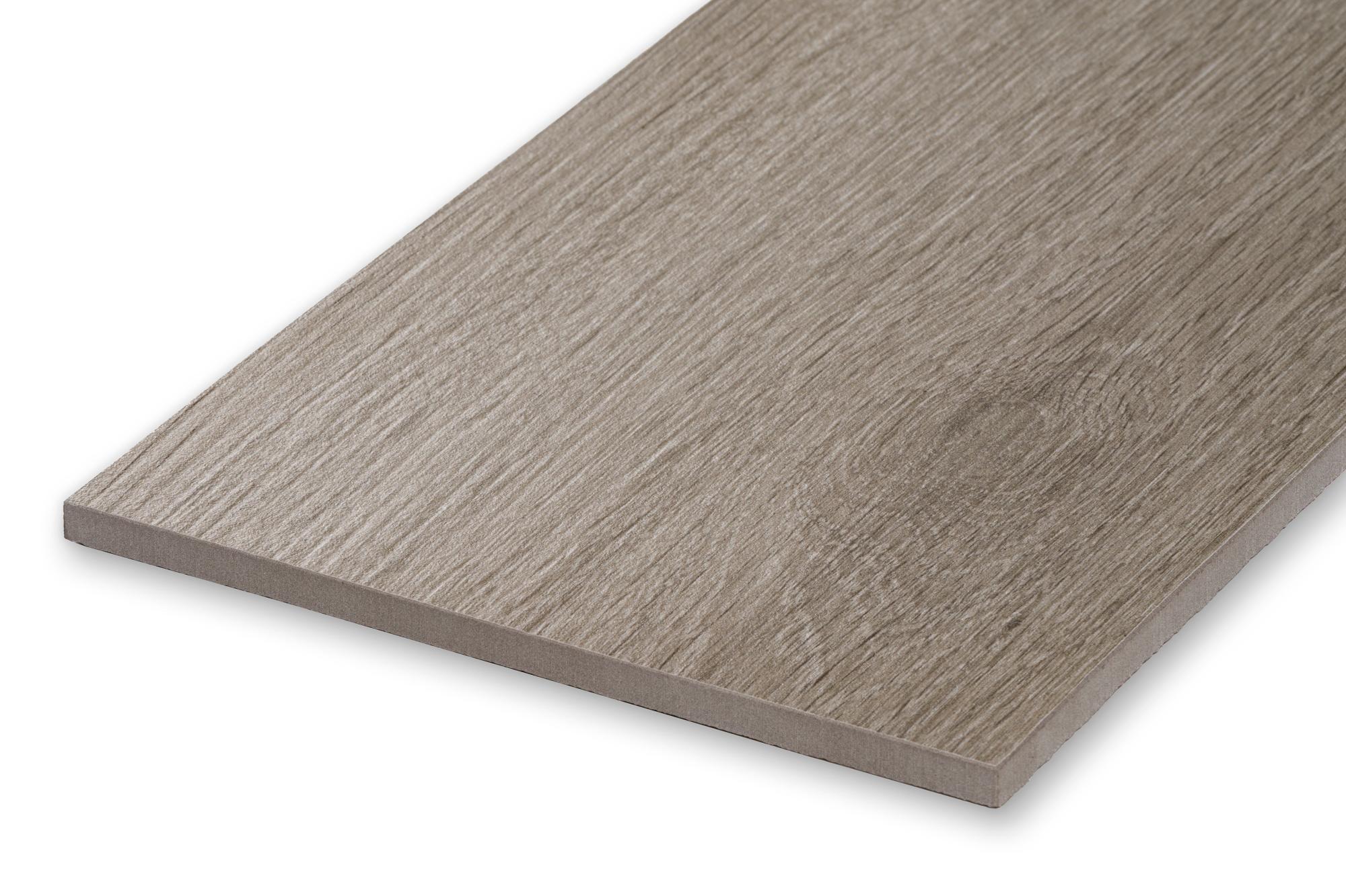 Suelo porcelánico Aren efecto madera taupe 120x19.5 cm C1 PAMESA ...