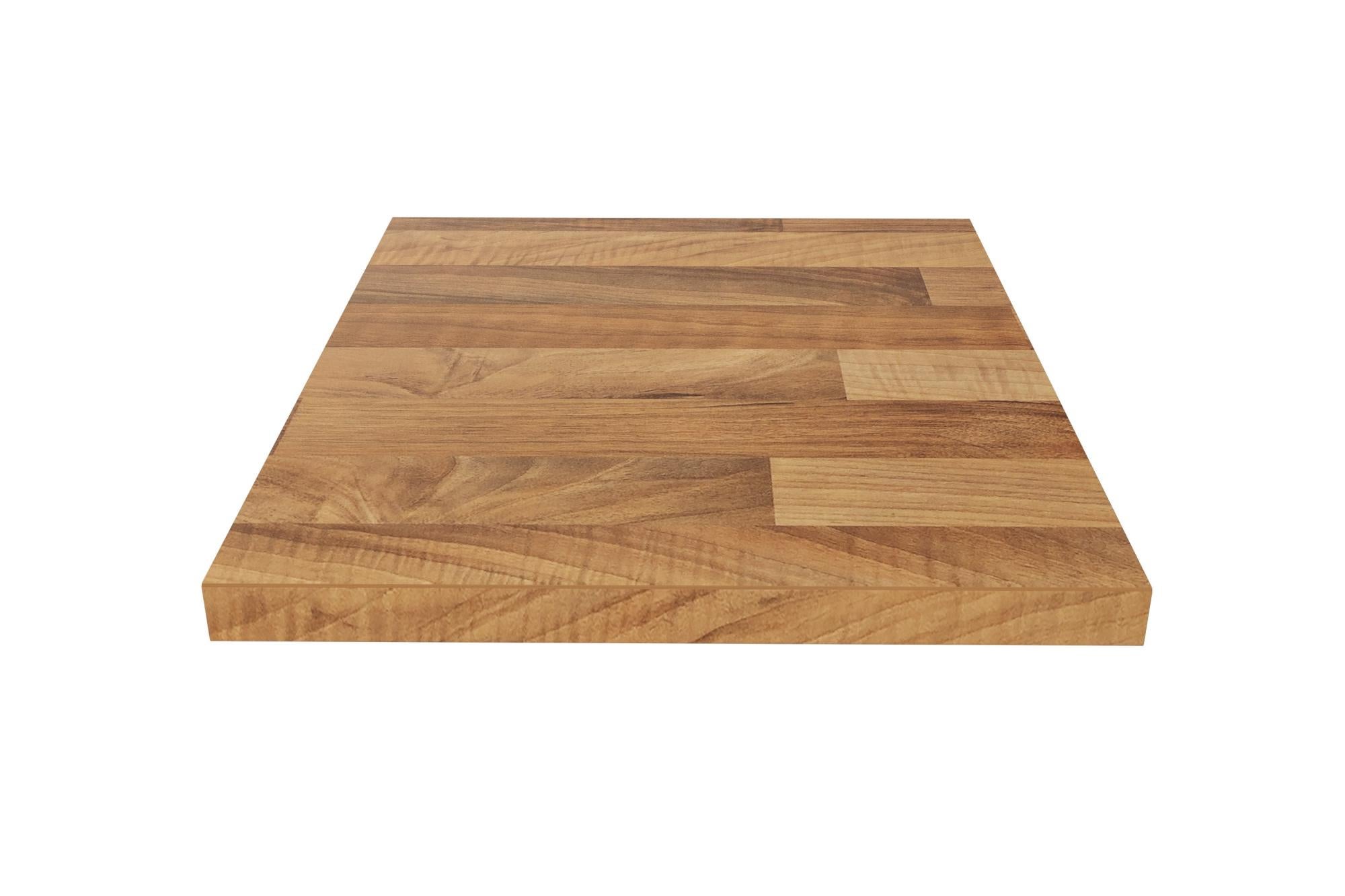 Encimera para cocina nogal entablillado 360x63cm espesor 30mm | Leroy ...