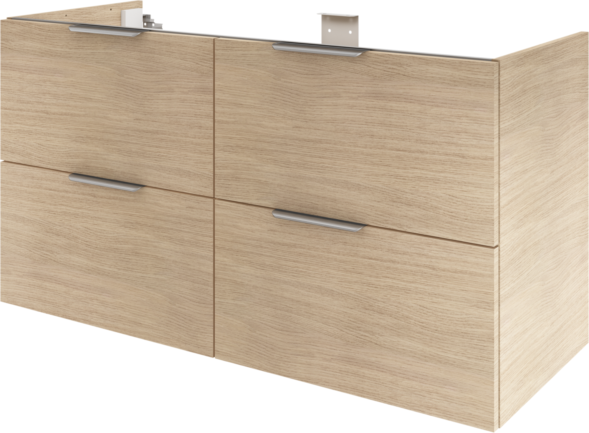 Mueble de baño con lavabo Neo roble claro 120x50 cm | Leroy Merlin