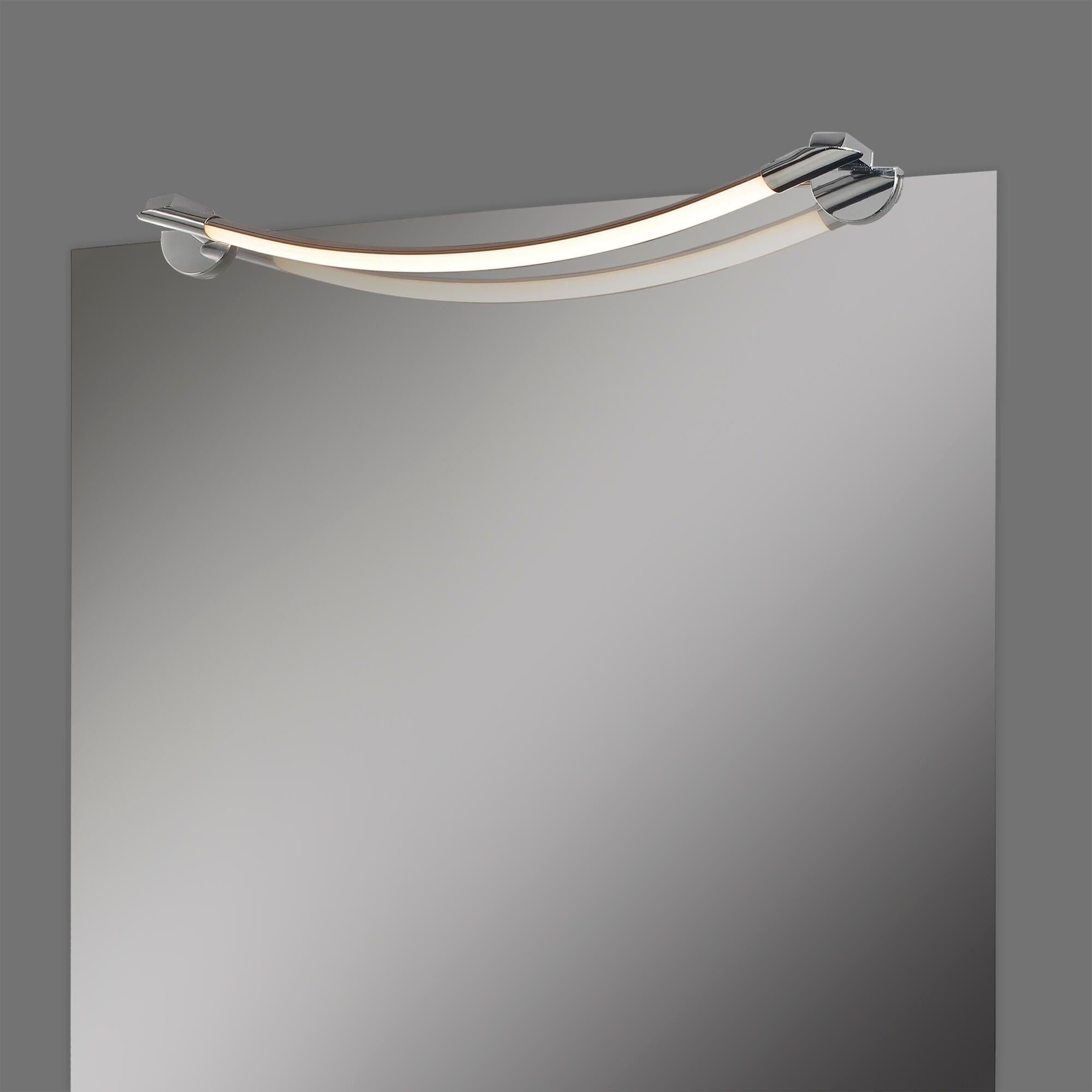 Aplique LED FLOW 800lm cromo | Leroy Merlin