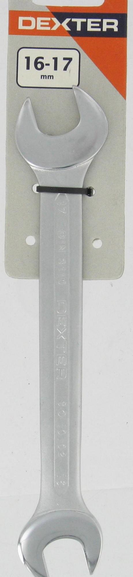 Clé plate chrome vanadium, 16x17 mm DEXTER | Leroy Merlin