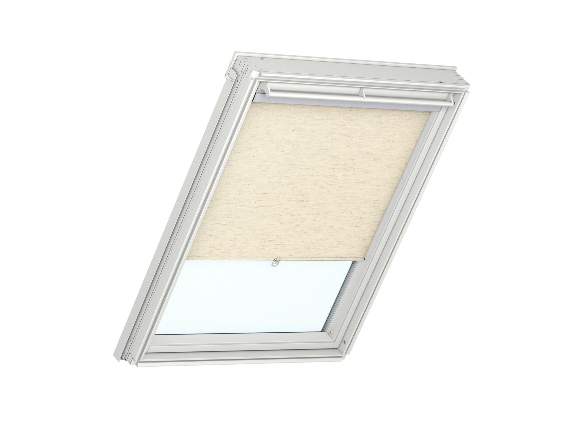 Store fenêtre de toit VELUX rideau manuel beige RHL CK00 | Leroy Merlin