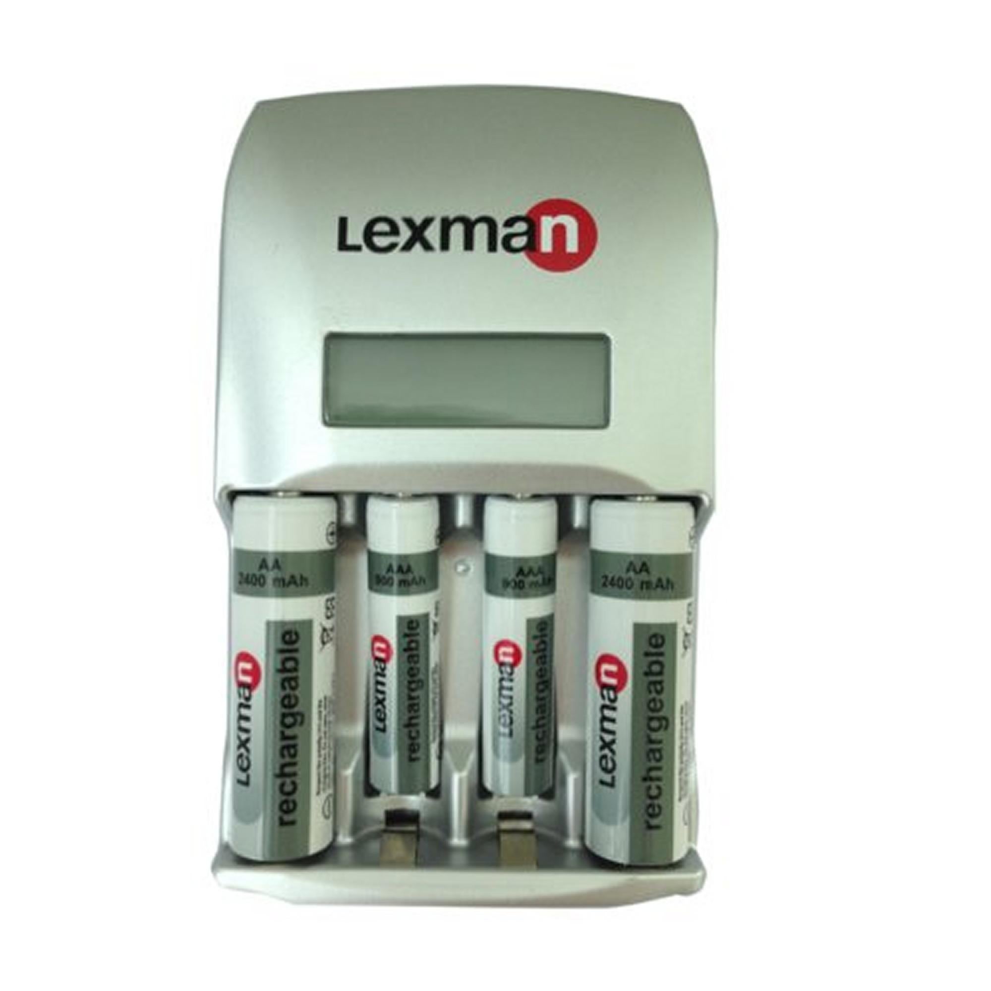 Chargeur de piles LEXMAN, 4 piles AAA / AA | Leroy Merlin