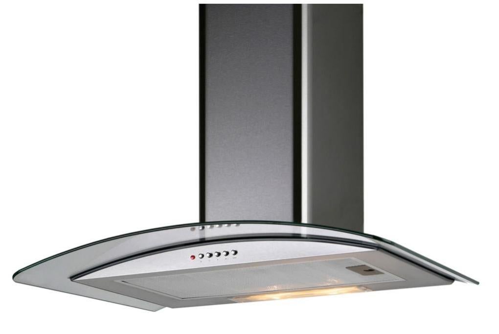 Hotte décorative murale L60 cm CATA C-600 GLASS/D inox / verre | Leroy ...