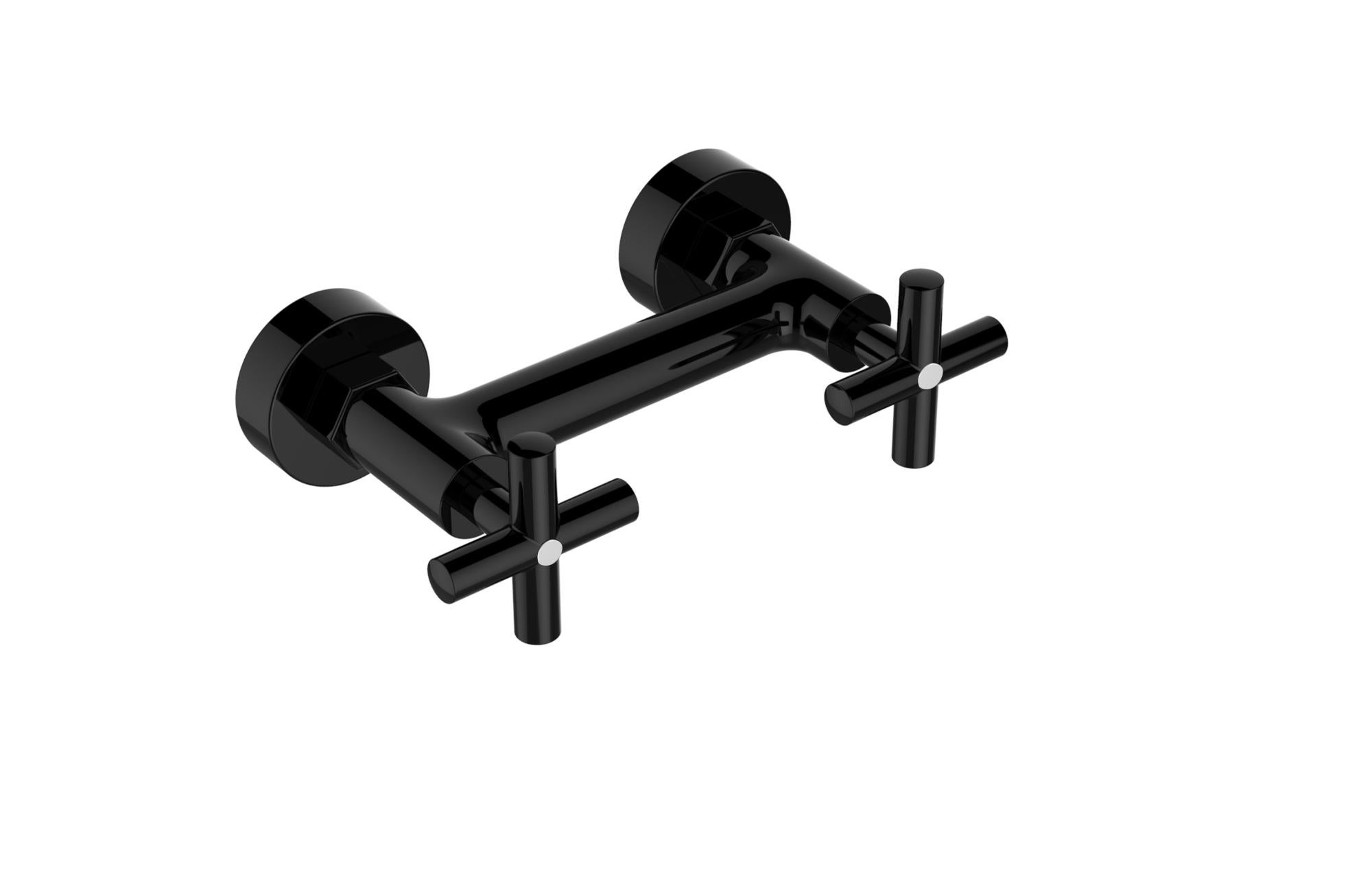 Mitigeur mécanique douche noir mat mat, SENSEA Nosu | Leroy Merlin