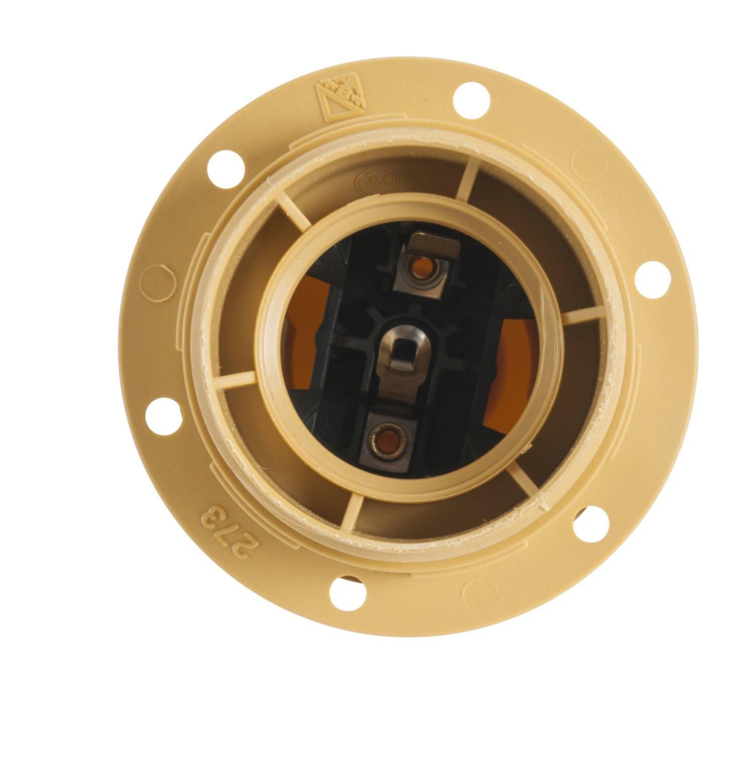 Douille électrique e27 à vis plastique doré | Leroy Merlin