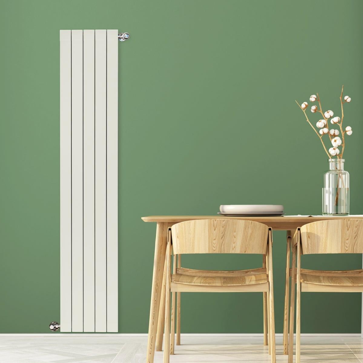 Radiateur eau chaude vertical PRODIGE Novaflo perle, 1620W H.206.6 x l ...