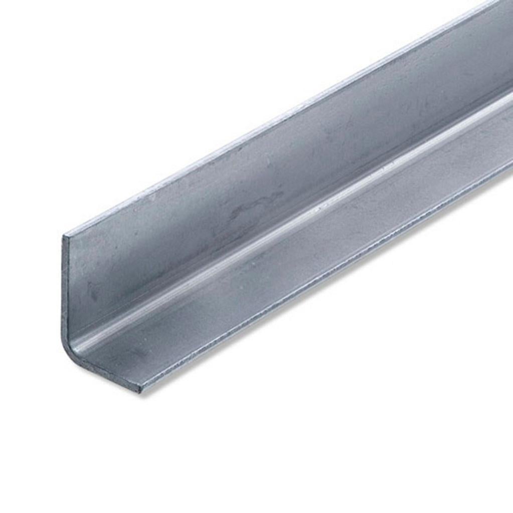 Cornière inégale acier inoxydable brut, L.1 m x l.2.5 cm x H.1.5 cm ...