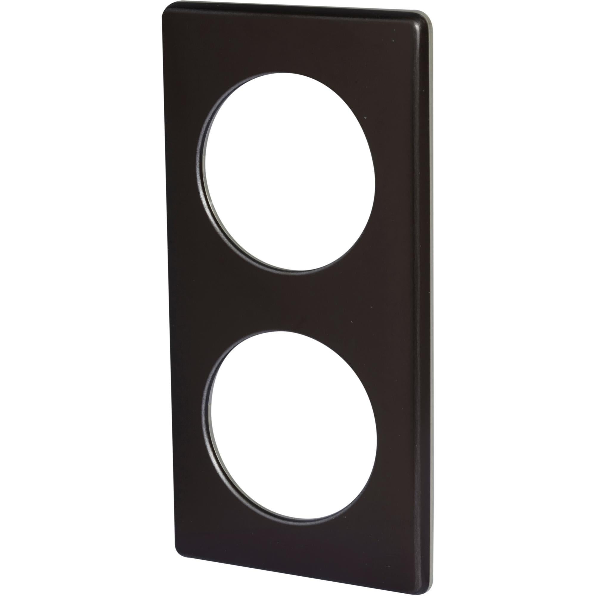 Plaque double LEGRAND, graphite | Leroy Merlin