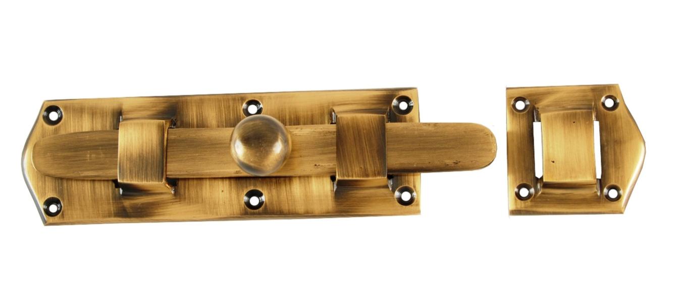 Targette rustique HARDWARE, laiton vieilli bronze | Leroy Merlin