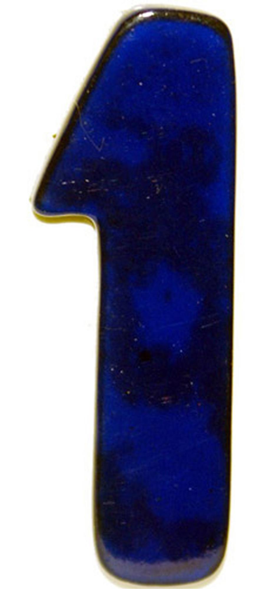 Chiffre 1 en résine brillant H.6 x l.3.5 cm | Leroy Merlin