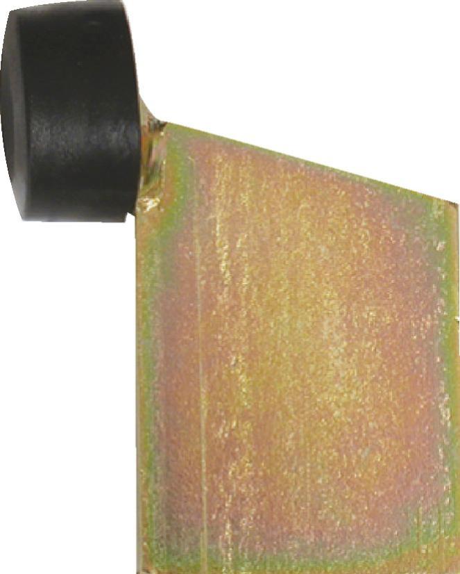Butée de fin de course acier zingué, H.110 x L.35 x P.110 mm | Leroy Merlin