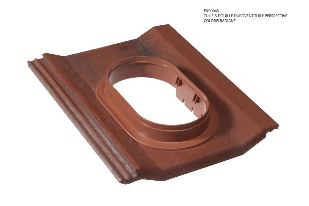 Tuile à douille MONIER badiane | Leroy Merlin